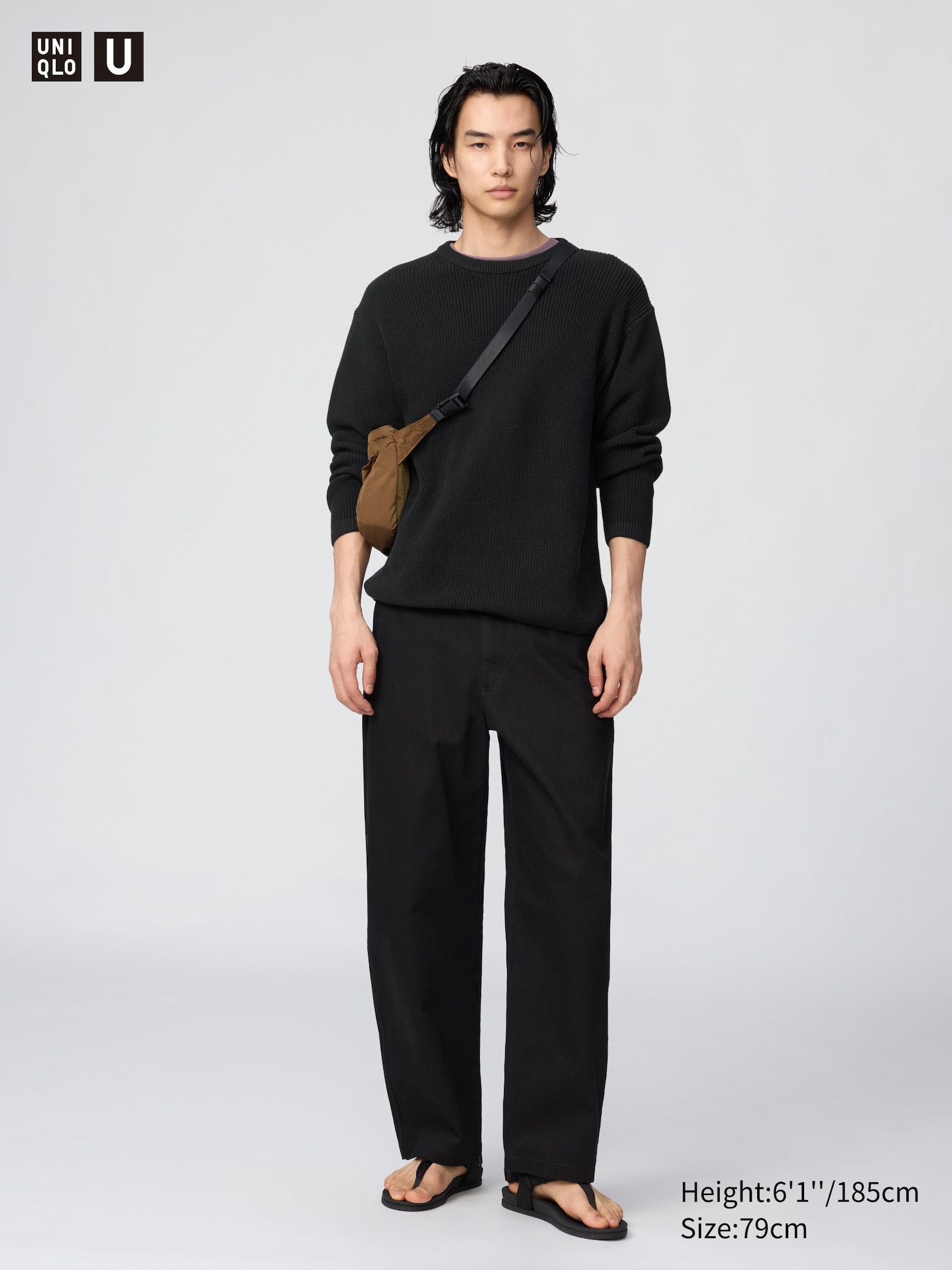 Check styling ideas for「Wide Fit Chino Pants、AIRism Cotton Pique Polo ...