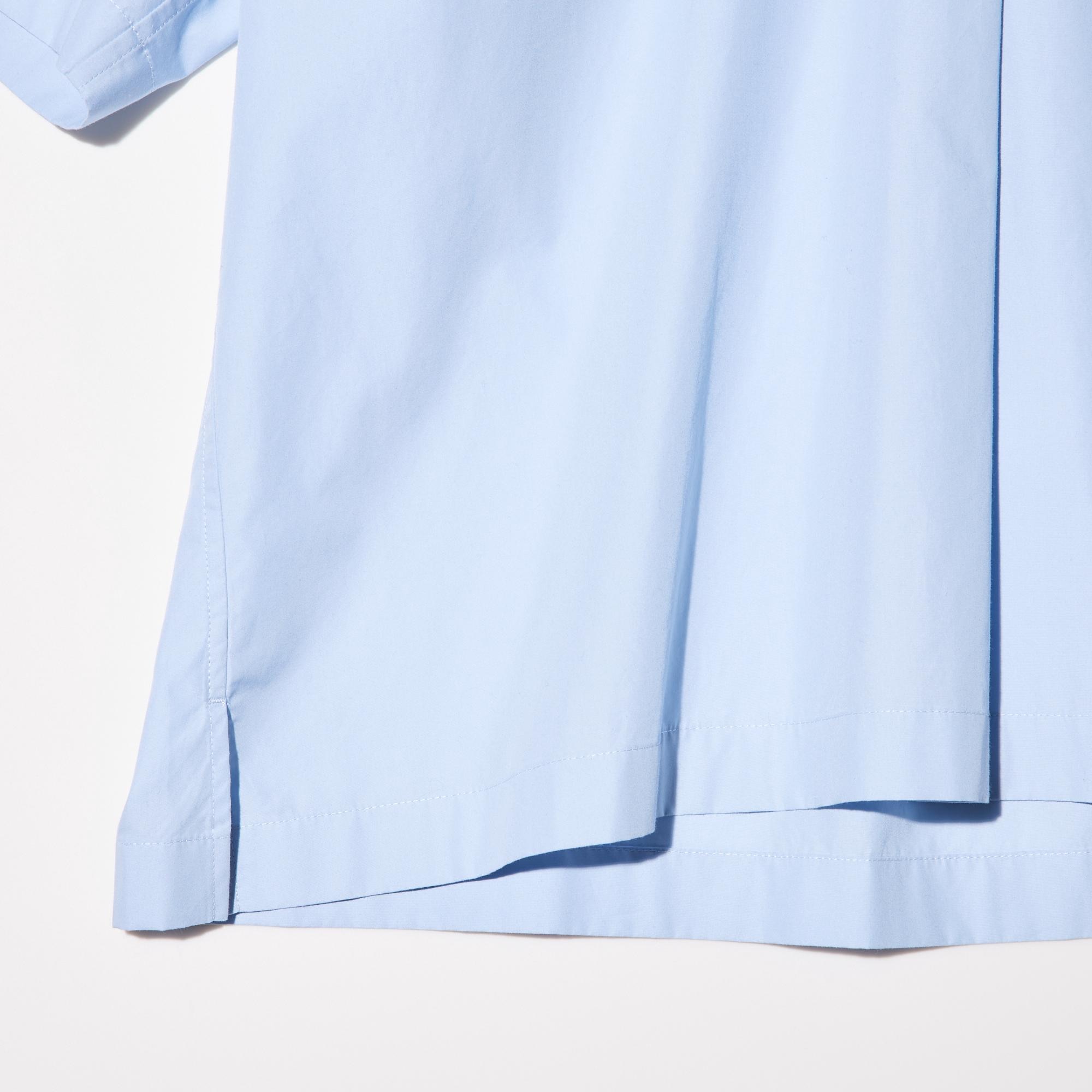 Women's Cotton Skipper Half Sleeve Blouse | UNIQLO SG