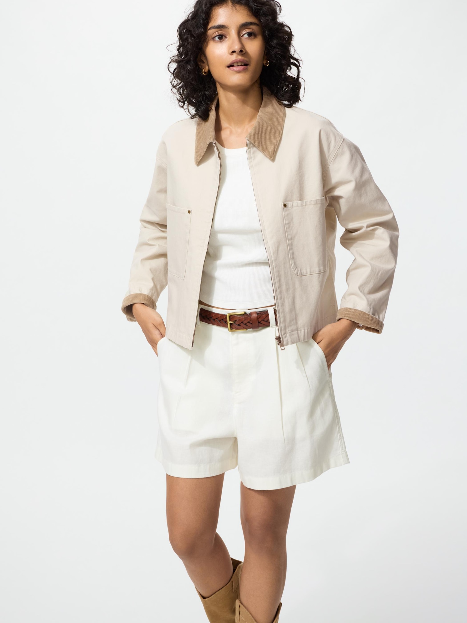 Unisex Zip Up Short Jacket | UNIQLO SG