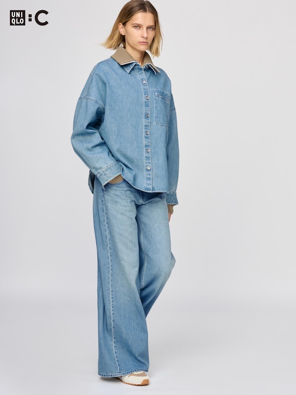 Women's Low Rise Wide Jeans | UNIQLO SG