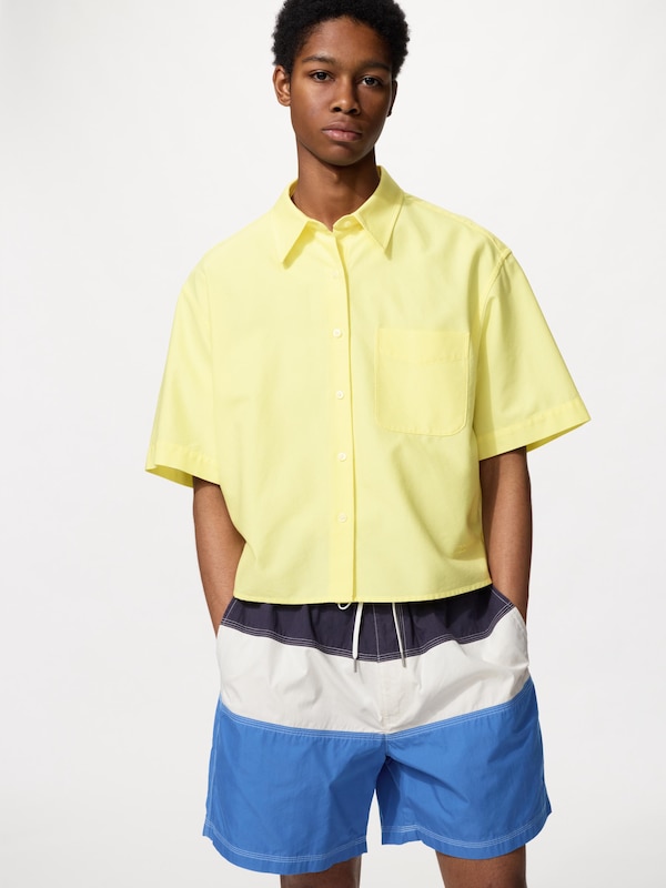 Unisex Oxford Boxy Shirt Short Sleeve | UNIQLO SG