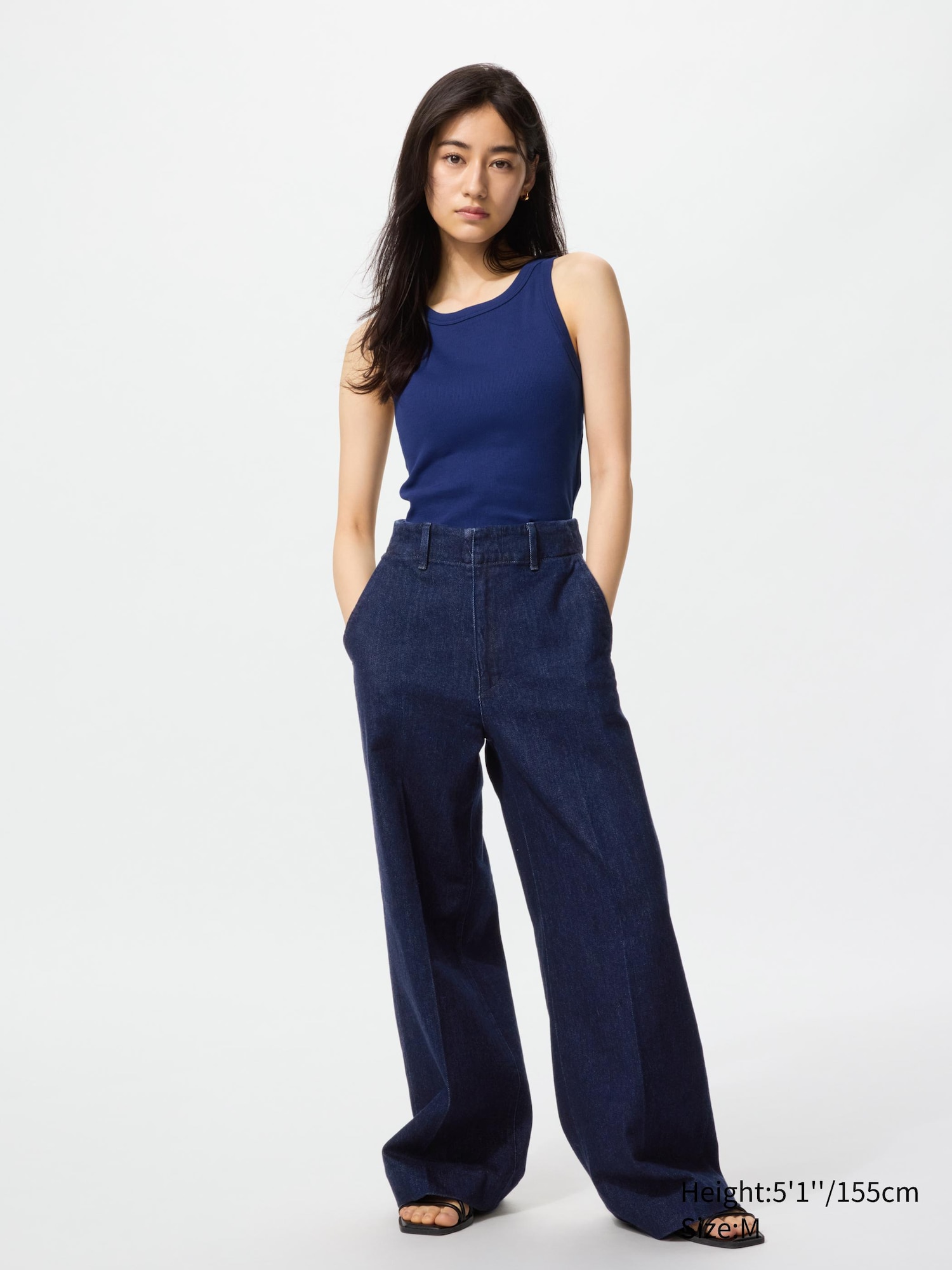 ดูไอเดียสไตล์การแต่งตัวสำหรับ「เสื้อยืด SUPIMA COTTON、ยีนส์ ทรงกว้าง ขา ...