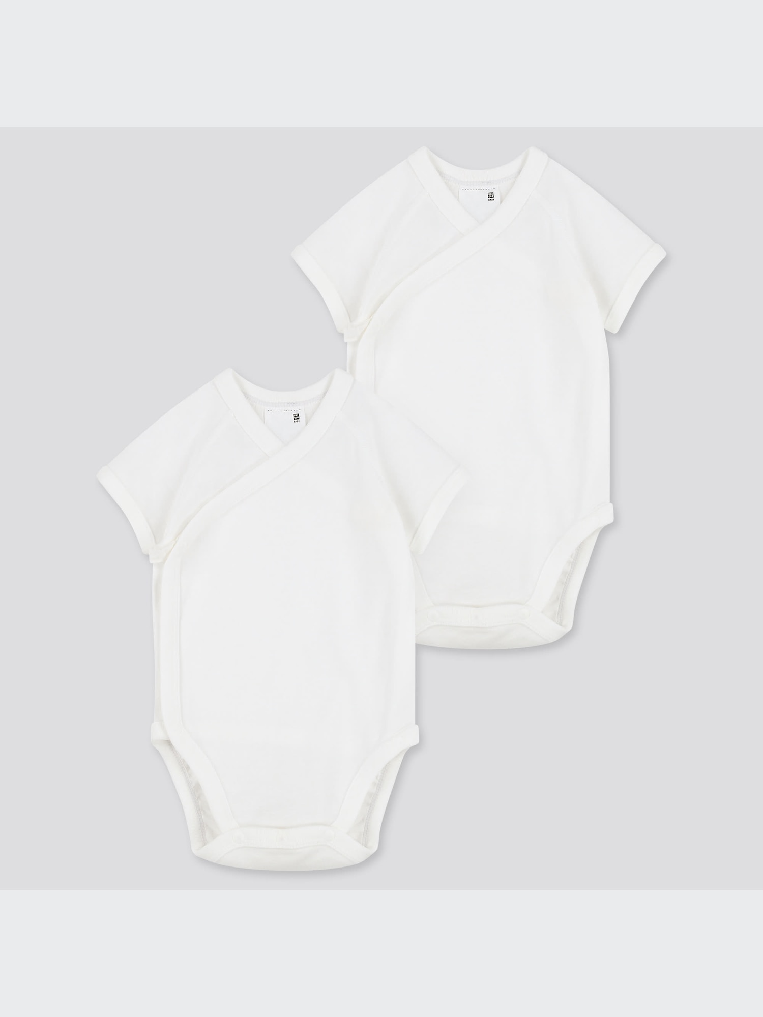 Crew Neck Short-Sleeve Bodysuit (Set of 2) | UNIQLO US