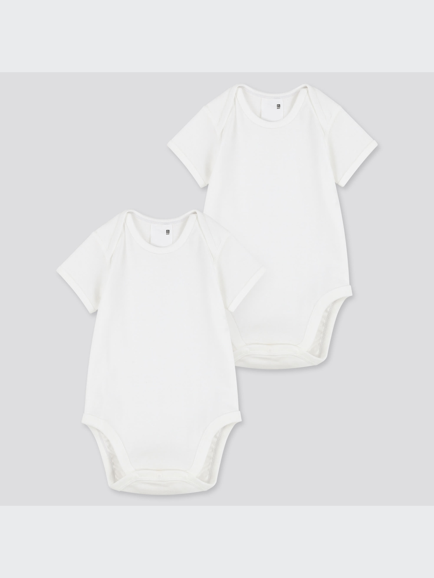 Crew Neck Short-Sleeve Bodysuit (Set of 2) | UNIQLO US