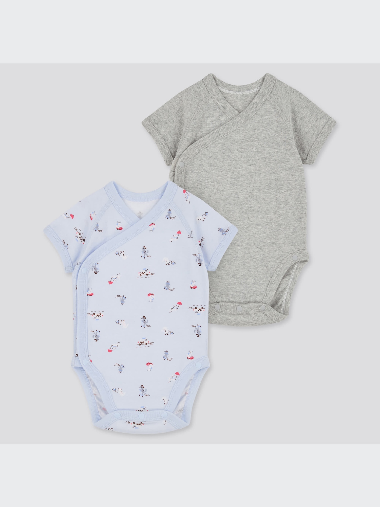 Joy of Print Short-Sleeve Bodysuit (Set of 2) | UNIQLO US