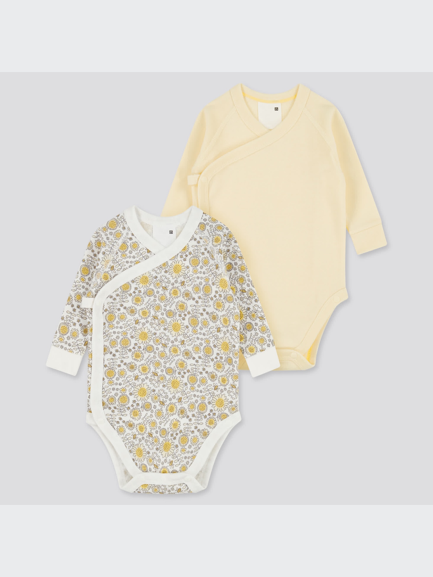 Joy of Print Long-Sleeve Bodysuit (Set of 2) | UNIQLO US