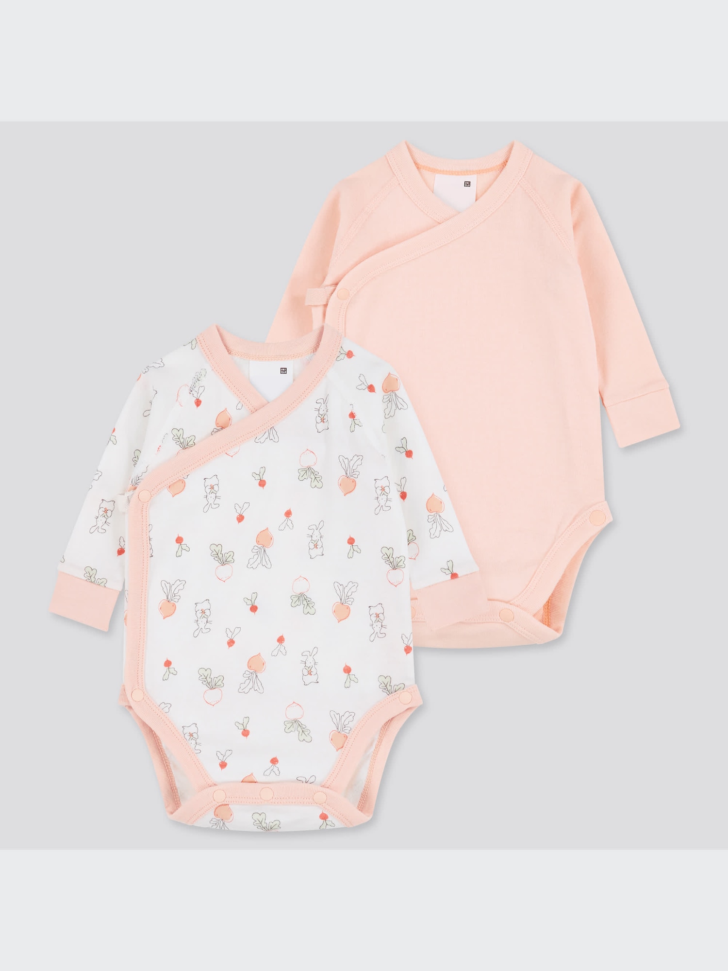 Joy of Print Long-Sleeve Bodysuit (Set of 2) | UNIQLO US