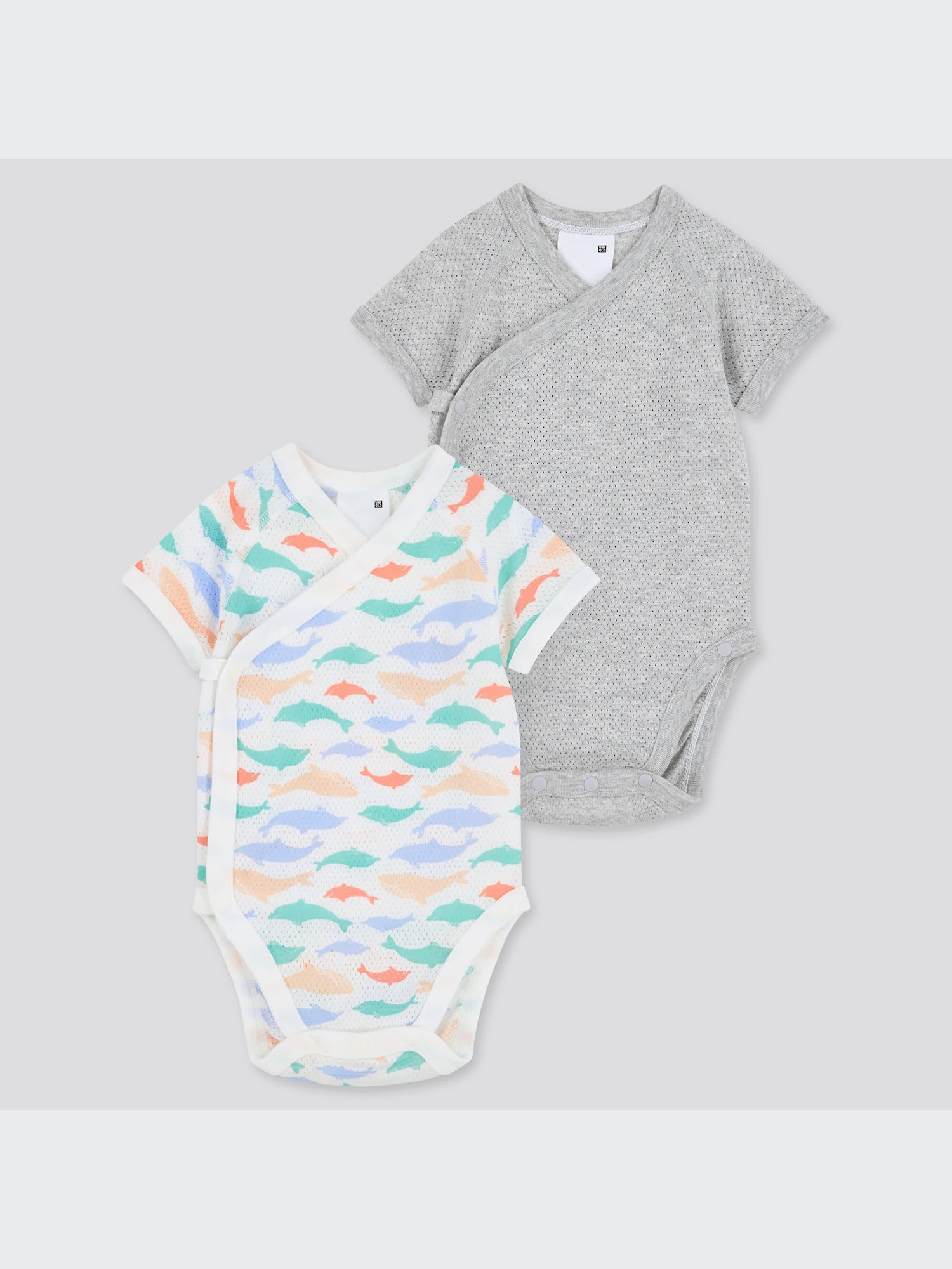 Joy of Print Cotton Mesh Inner Bodysuit (Set of 2) | UNIQLO US