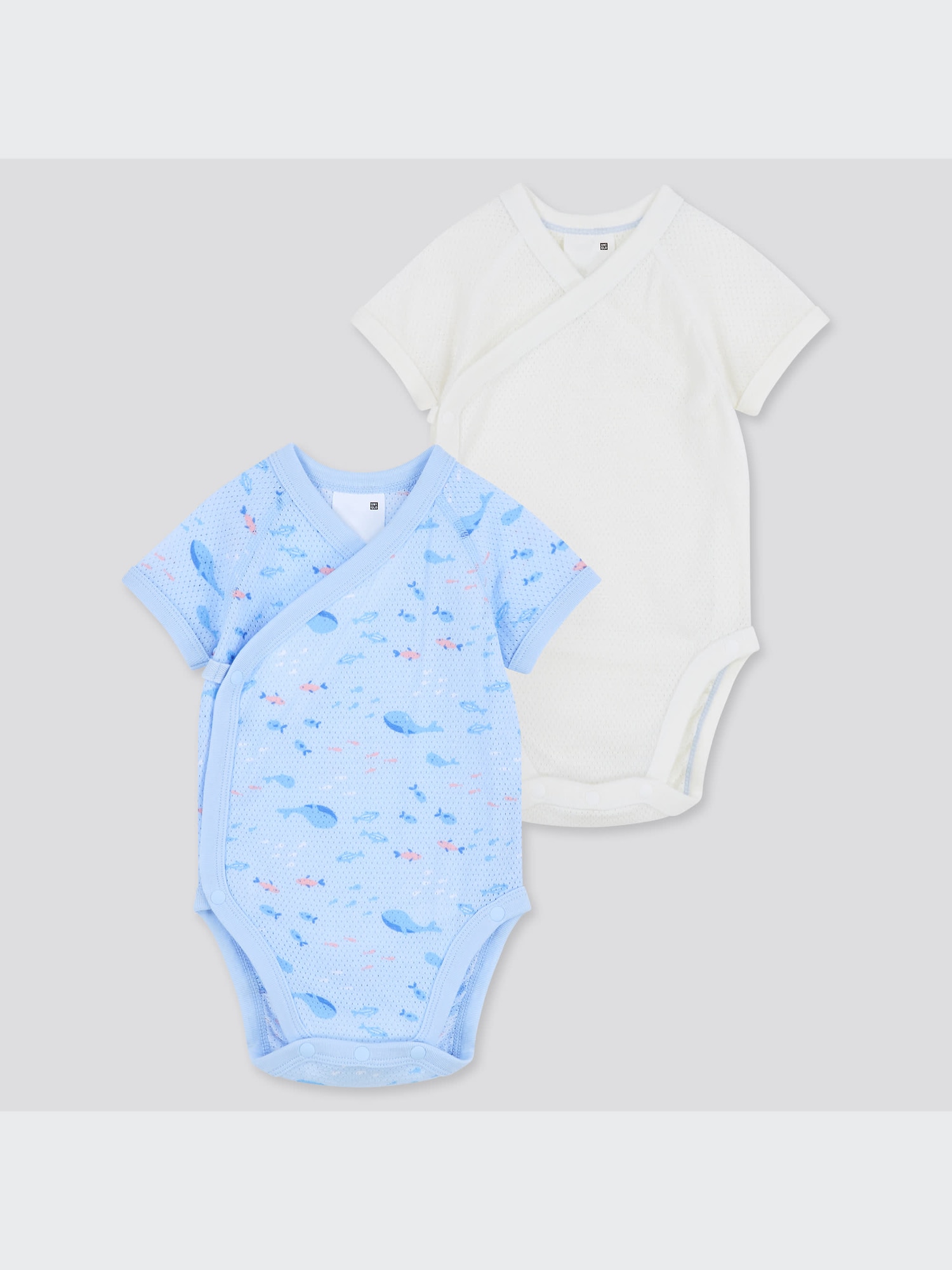 Joy of Print Cotton Mesh Inner Bodysuit (Set of 2) | UNIQLO US