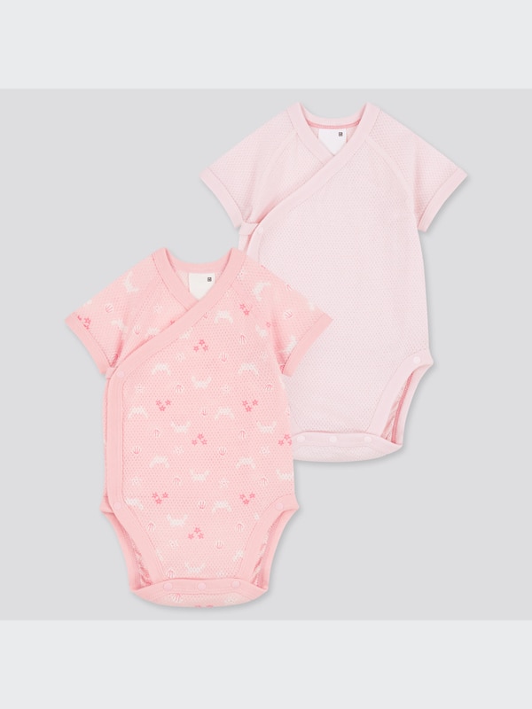 Joy of Print Cotton Mesh Inner Bodysuit (Set of 2) | UNIQLO US
