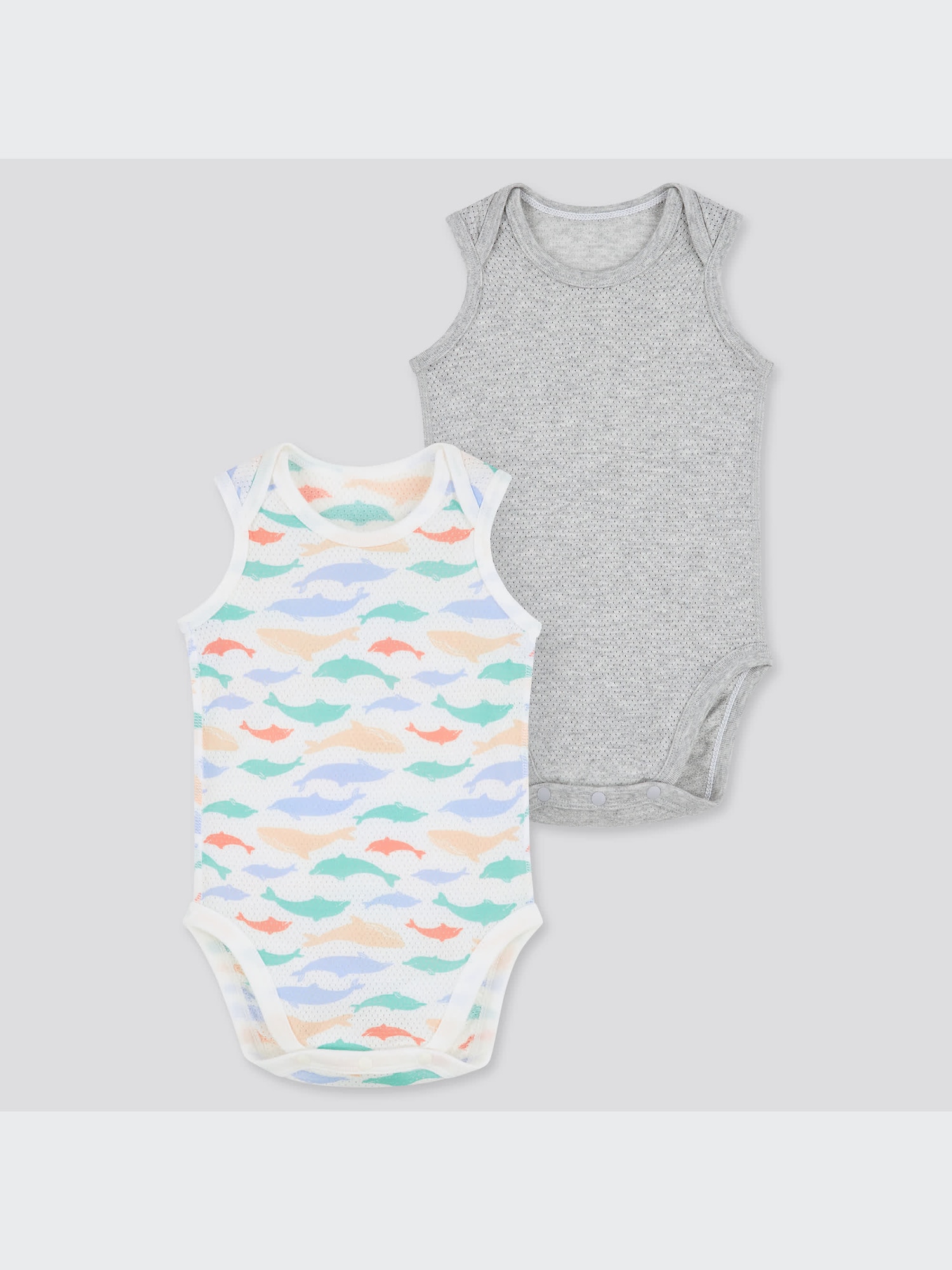 Cotton Mesh Sleeveless Inner Bodysuit (Set of 2) | UNIQLO US