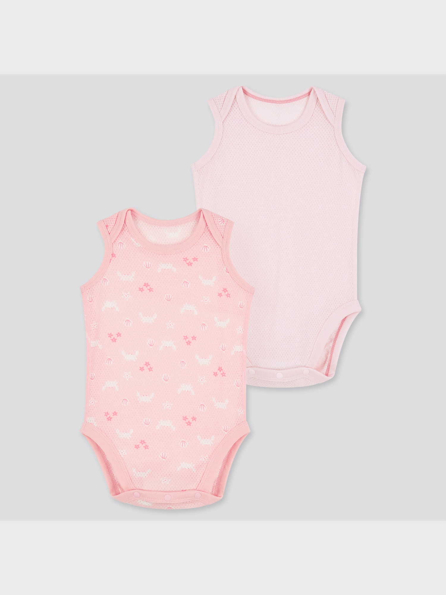 Cotton Mesh Sleeveless Inner Bodysuit (Set of 2) | UNIQLO US