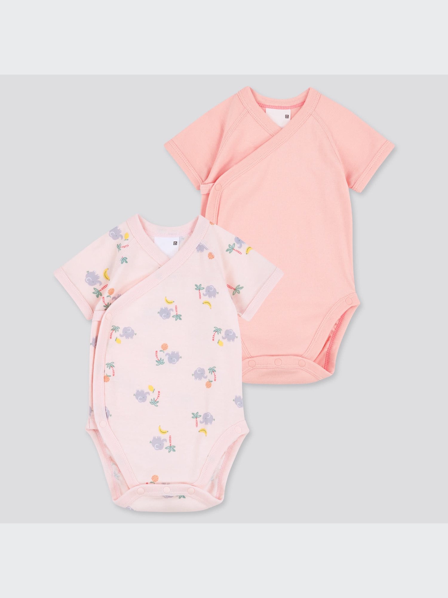 Joy of Print Short-Sleeve Bodysuit (Set of 2) | UNIQLO US