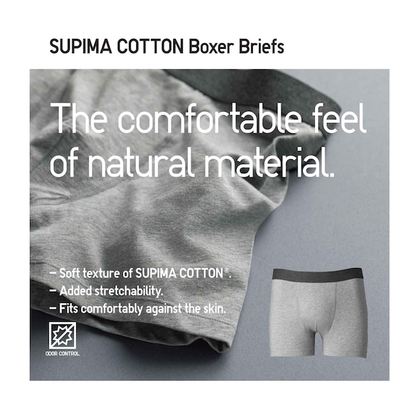 Supima® Cotton Boxer Briefs | UNIQLO US
