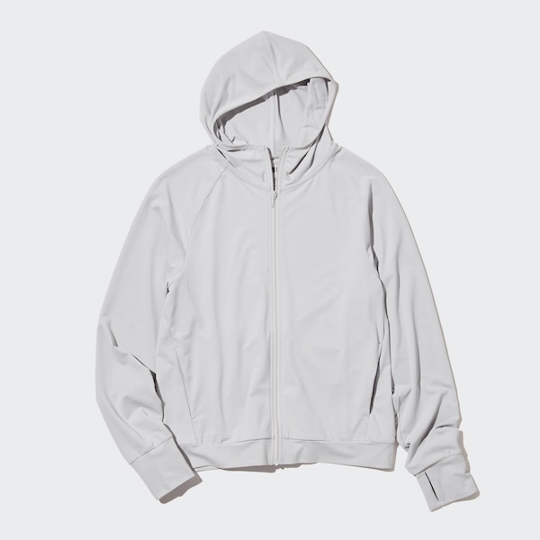 AIRism Mesh UV Protection Full-Zip Hoodie | UNIQLO US