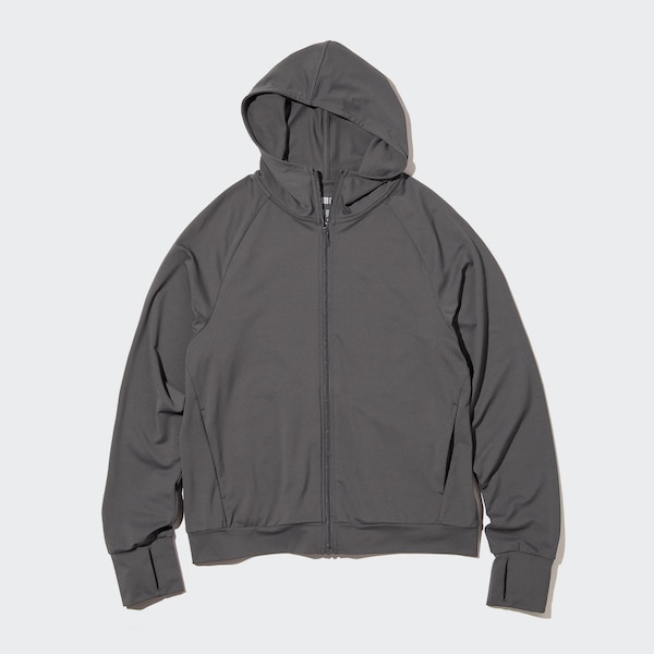 AIRism Mesh UV Protection Full-Zip Hoodie | UNIQLO US