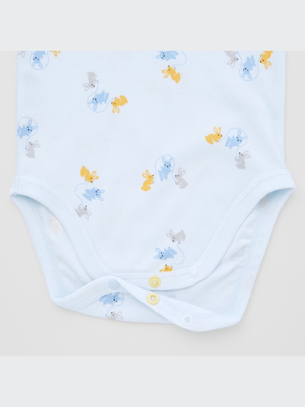 Baby Joy of Print Long-Sleeve Bodysuit (Rabbit) | UNIQLO US