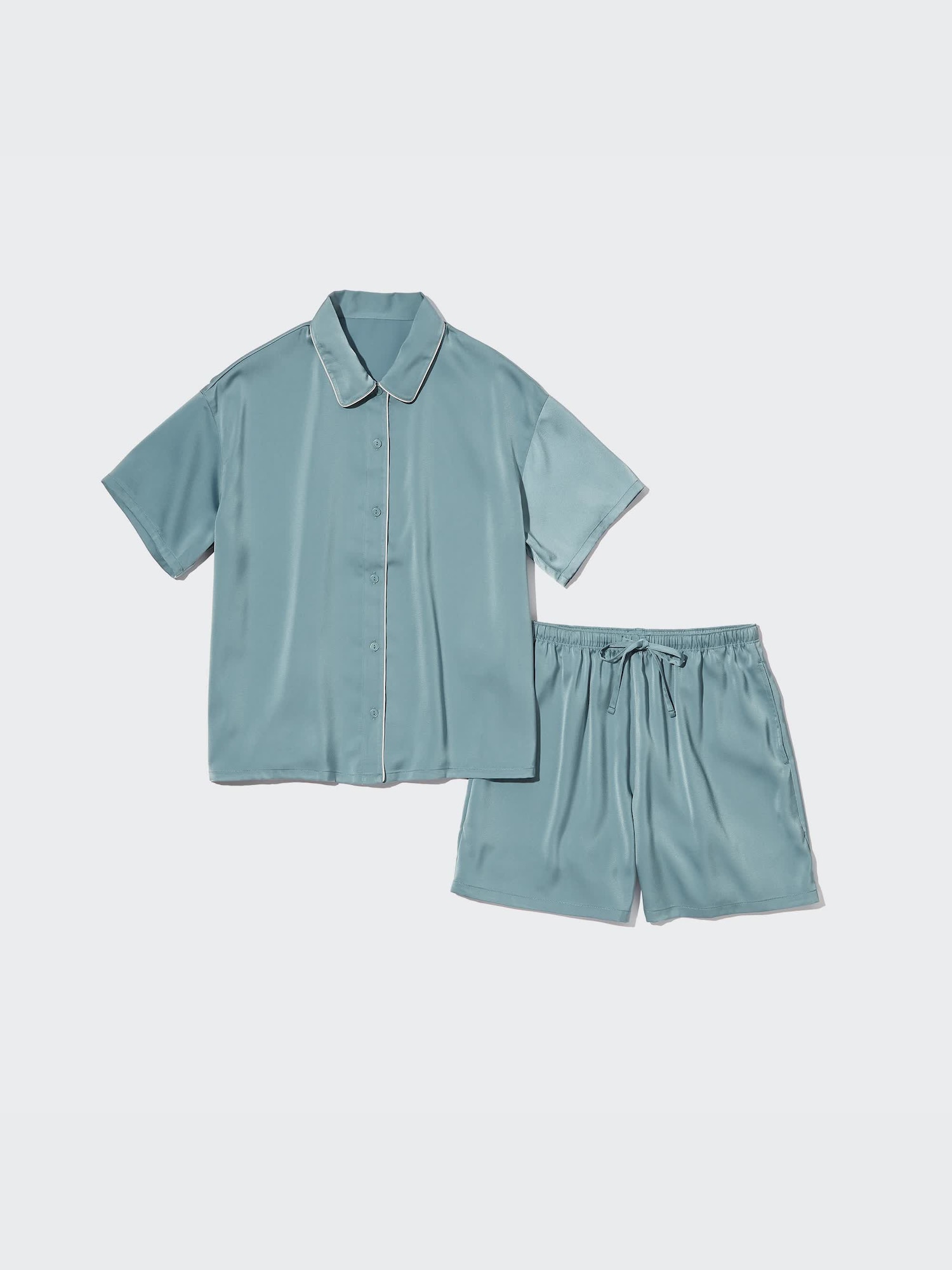 Satin Short-Sleeve Pajamas | UNIQLO US