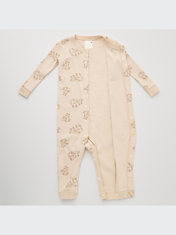 Joy of Print Long-Sleeve One-Piece Outfit (Dog) | UNIQLO US