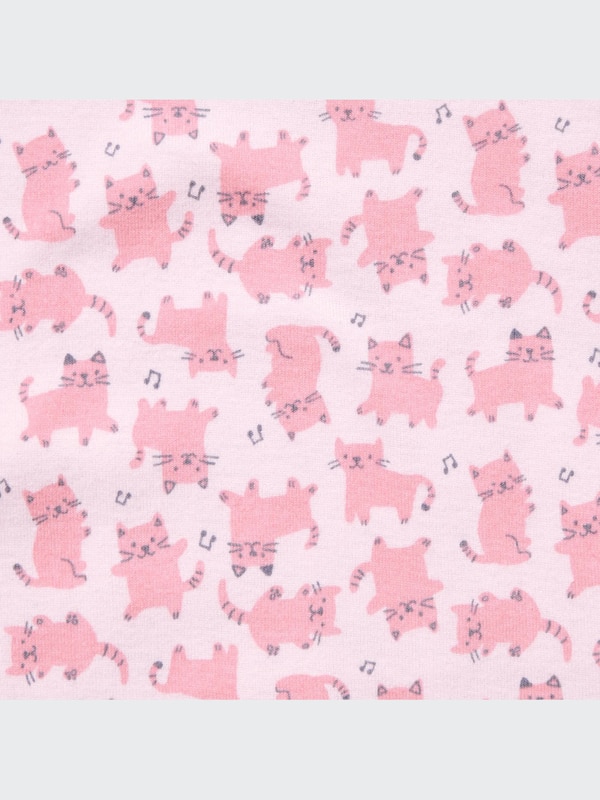 Joy of Print Short-Sleeve Bodysuit (Open Front)(Cat) | UNIQLO US