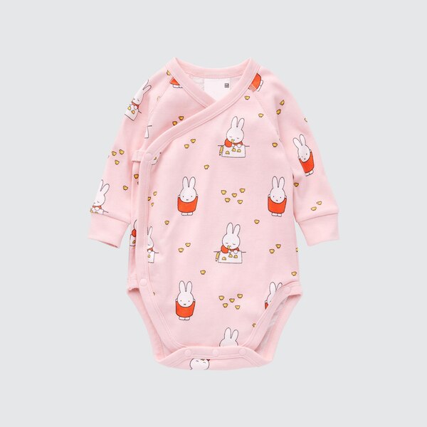 The Picture Book Long-Sleeve Bodysuit (Open Front) (Miffy and the New ...