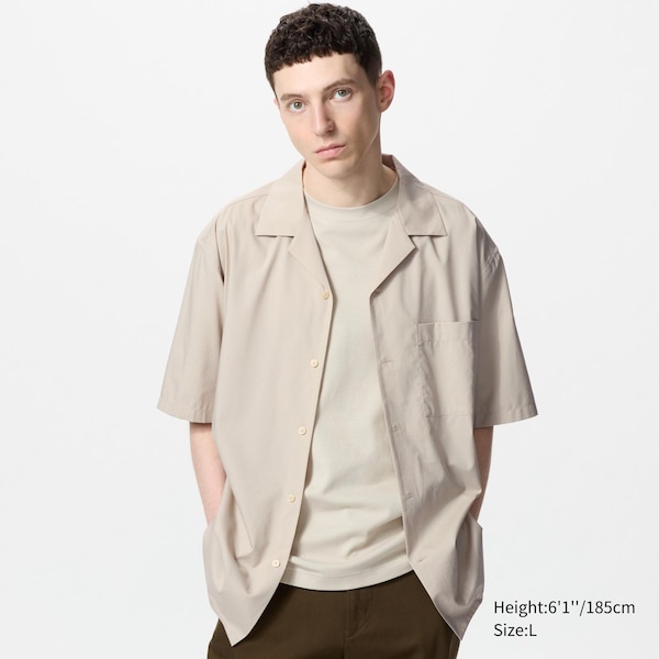 Open Collar Short Sleeve Shirt | UNIQLO US