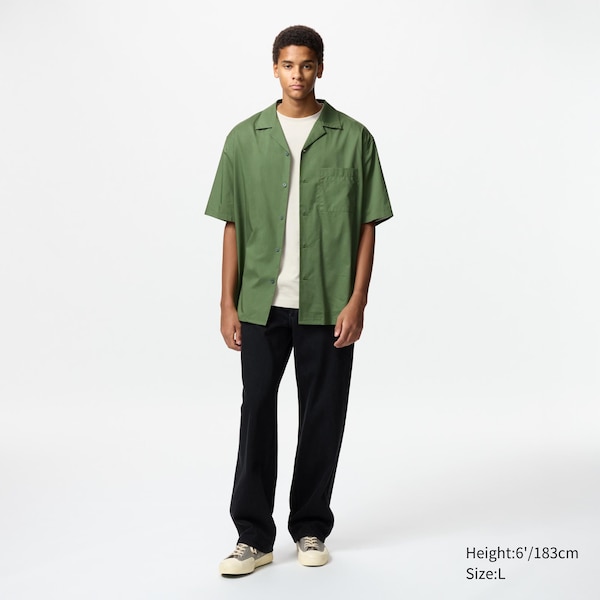 Open Collar Short-Sleeve Shirt | UNIQLO US