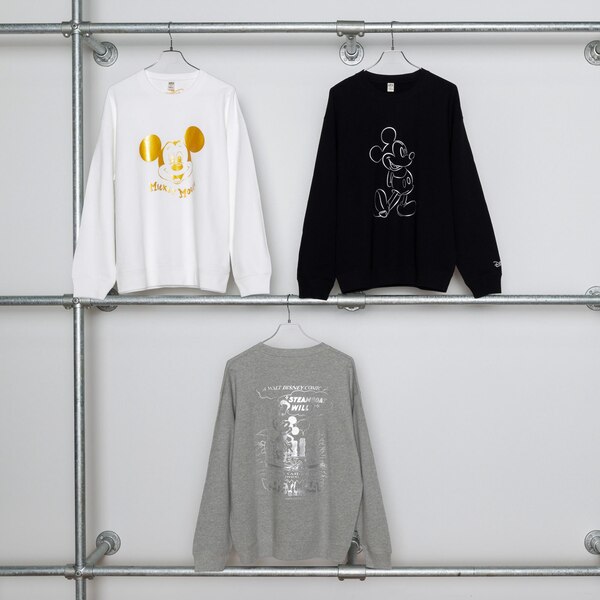 Mickey Shines Long-Sleeve Sweatshirt | UNIQLO US