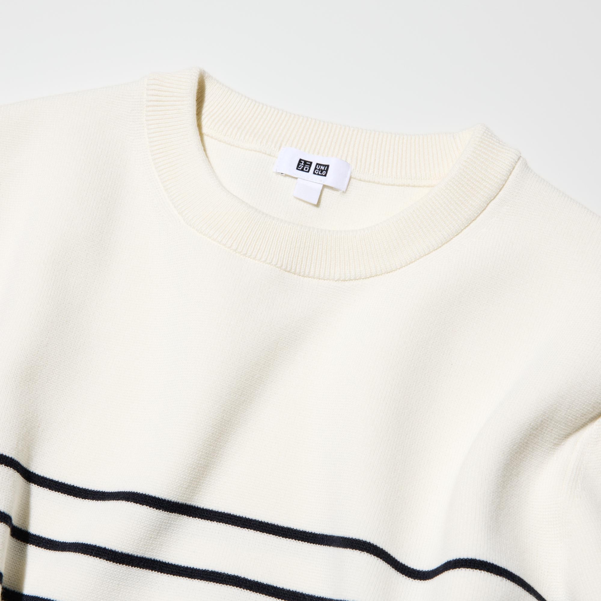 Washable Milano Ribbed Sweater | Striped | UNIQLO US