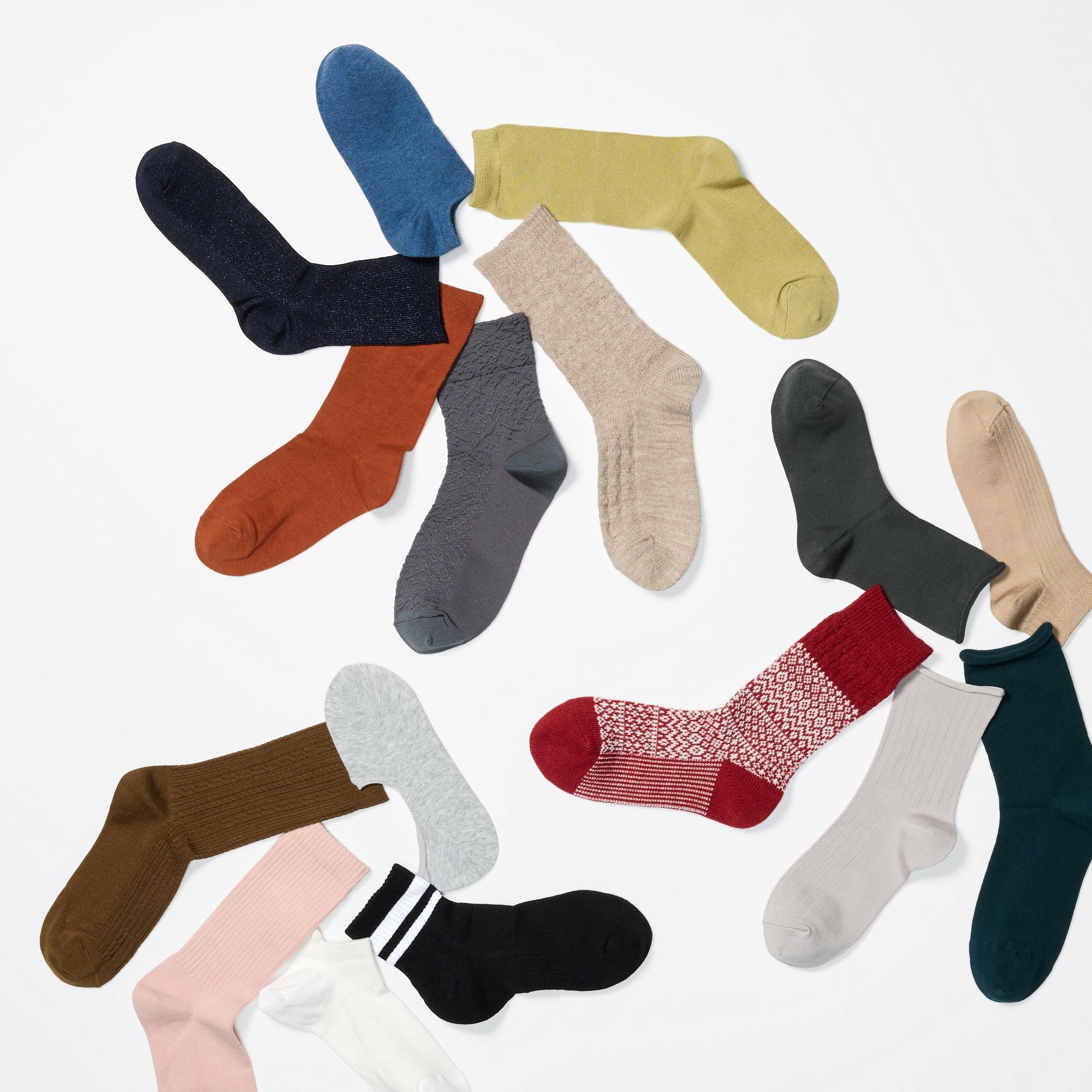 Ribbed Crew Socks | 3 Pairs | UNIQLO US