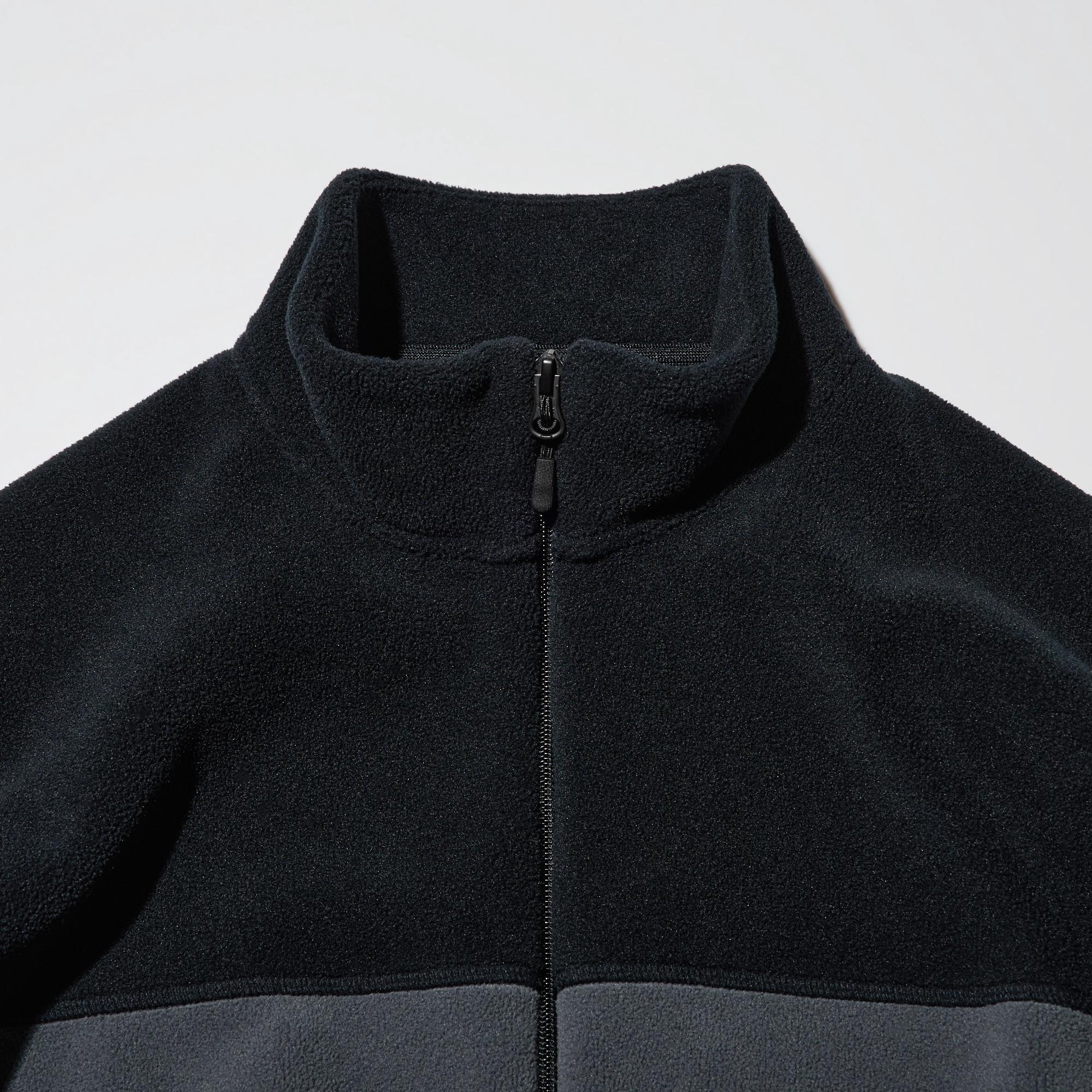 Fleece Full-Zip Jacket | Color Block | UNIQLO US
