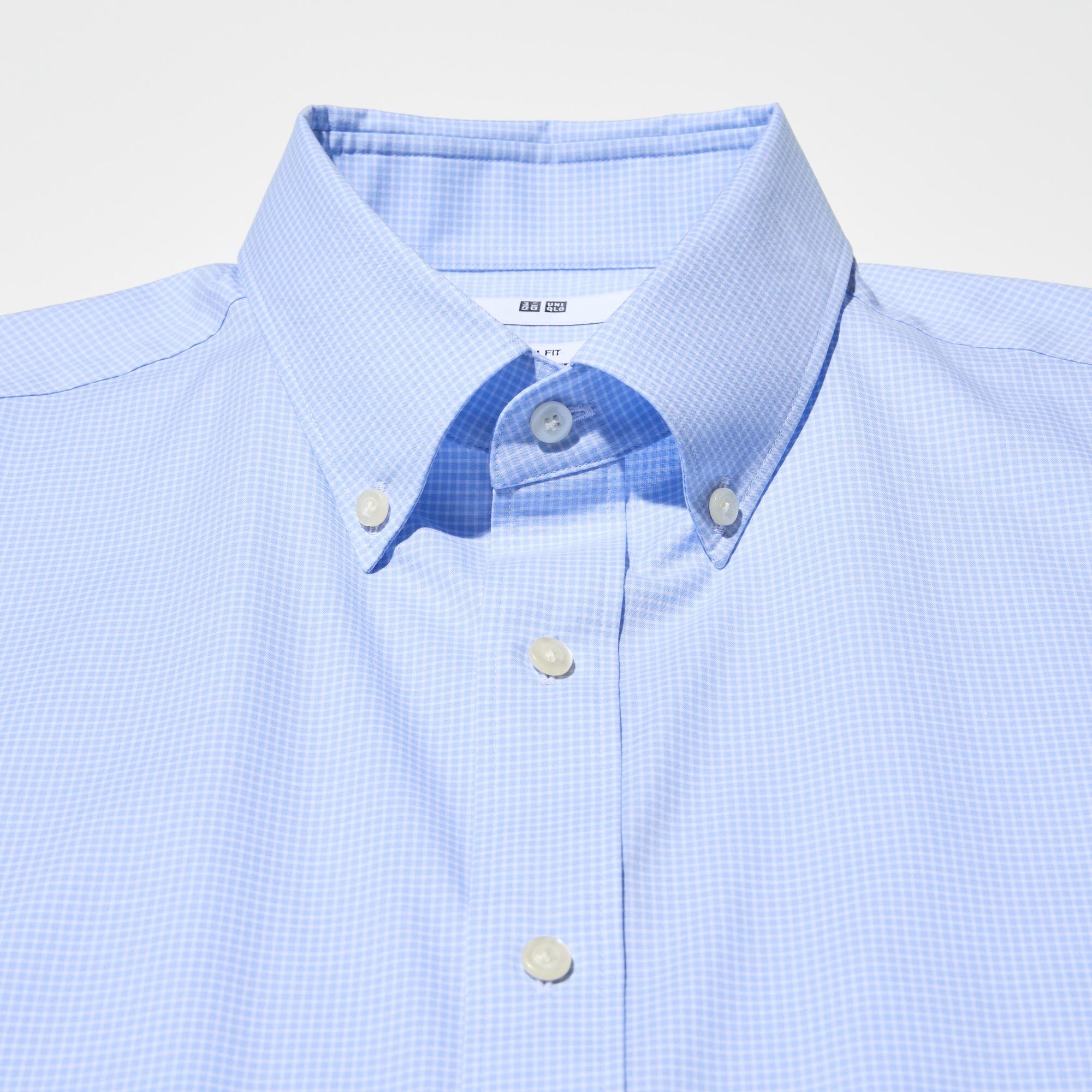 Men's Easy Care Stretch Slim Shirt | Checked | UNIQLO US
