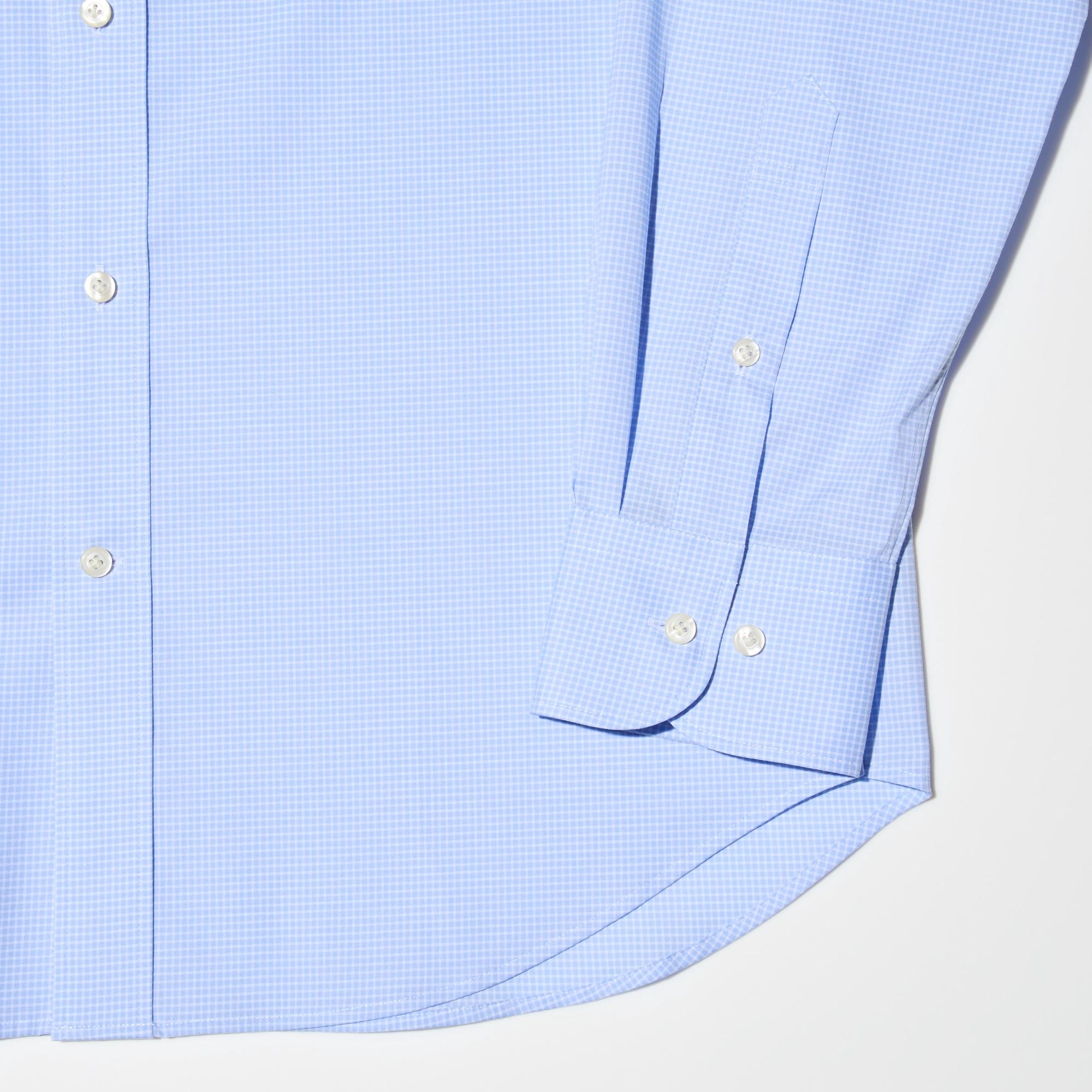 Easy Care Stretch Slim Shirt | Checked | UNIQLO US