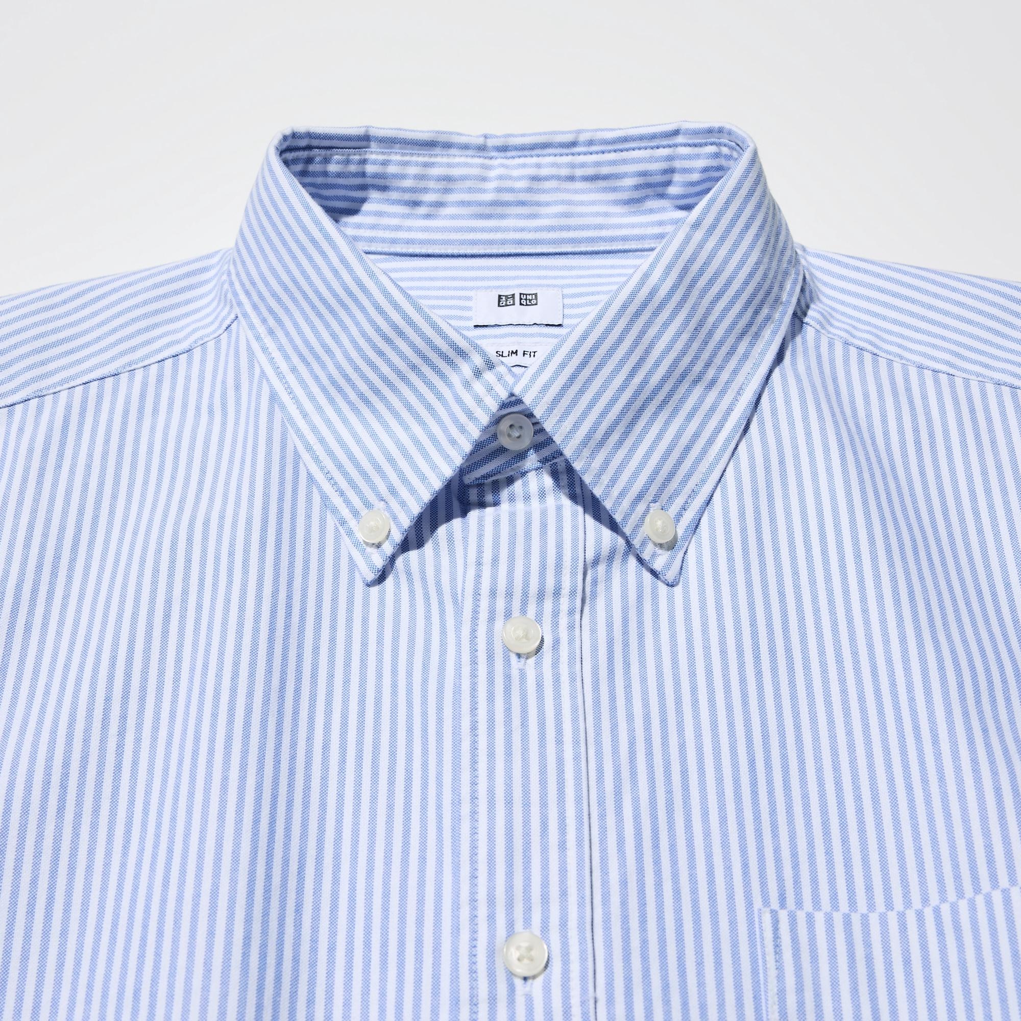 Oxford Slim Shirt | Striped | UNIQLO US