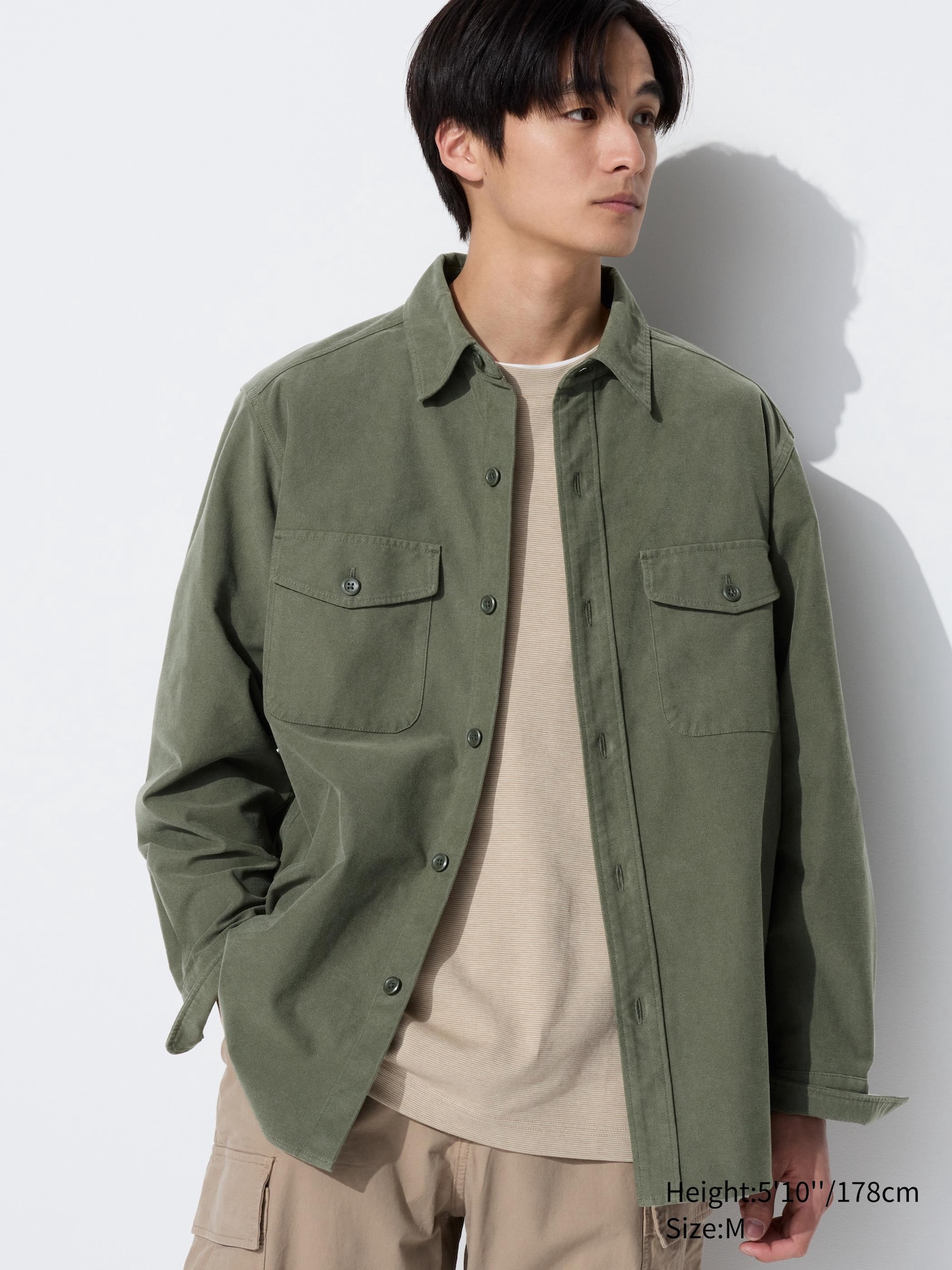 Jersey Overshirt | UNIQLO US