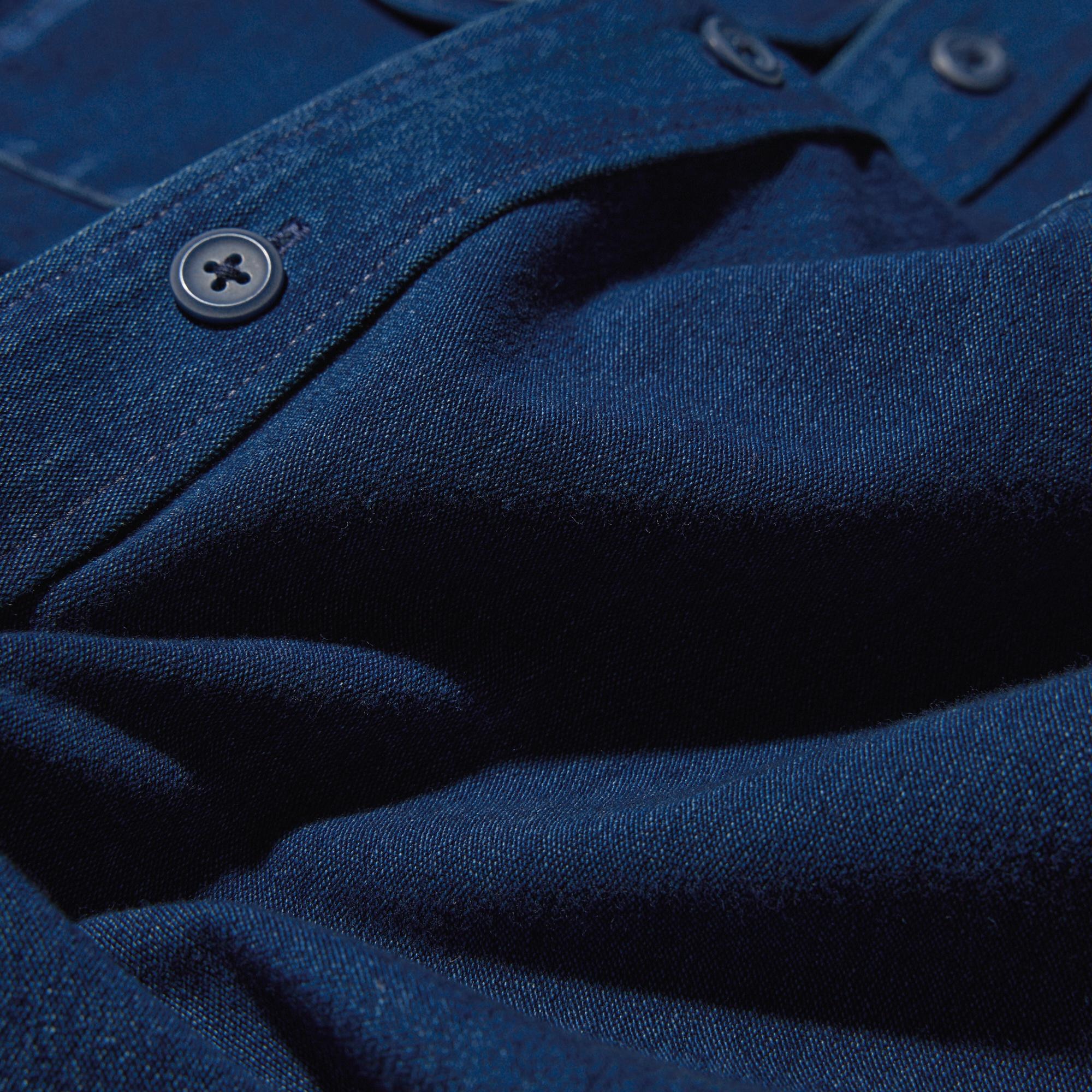 Jersey Overshirt | Denim | UNIQLO US