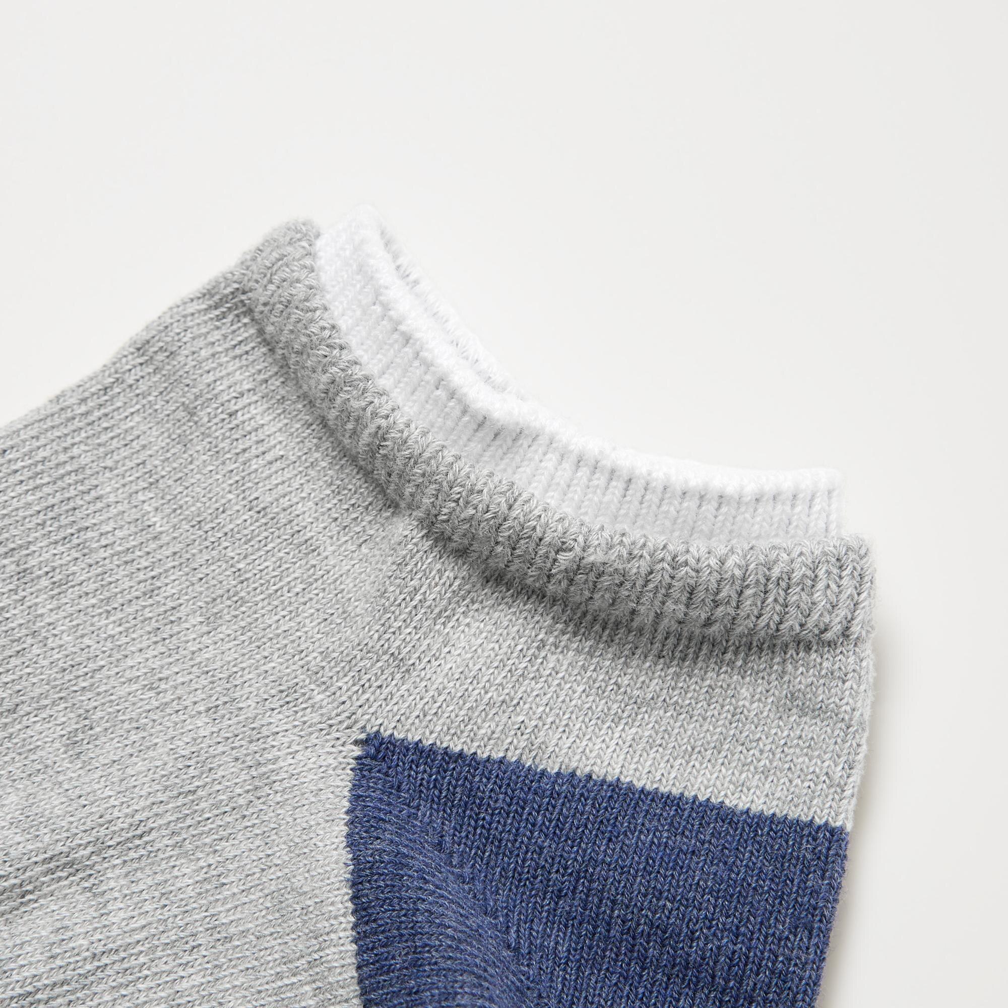 Color Block Ribbed Short Socks | UNIQLO US