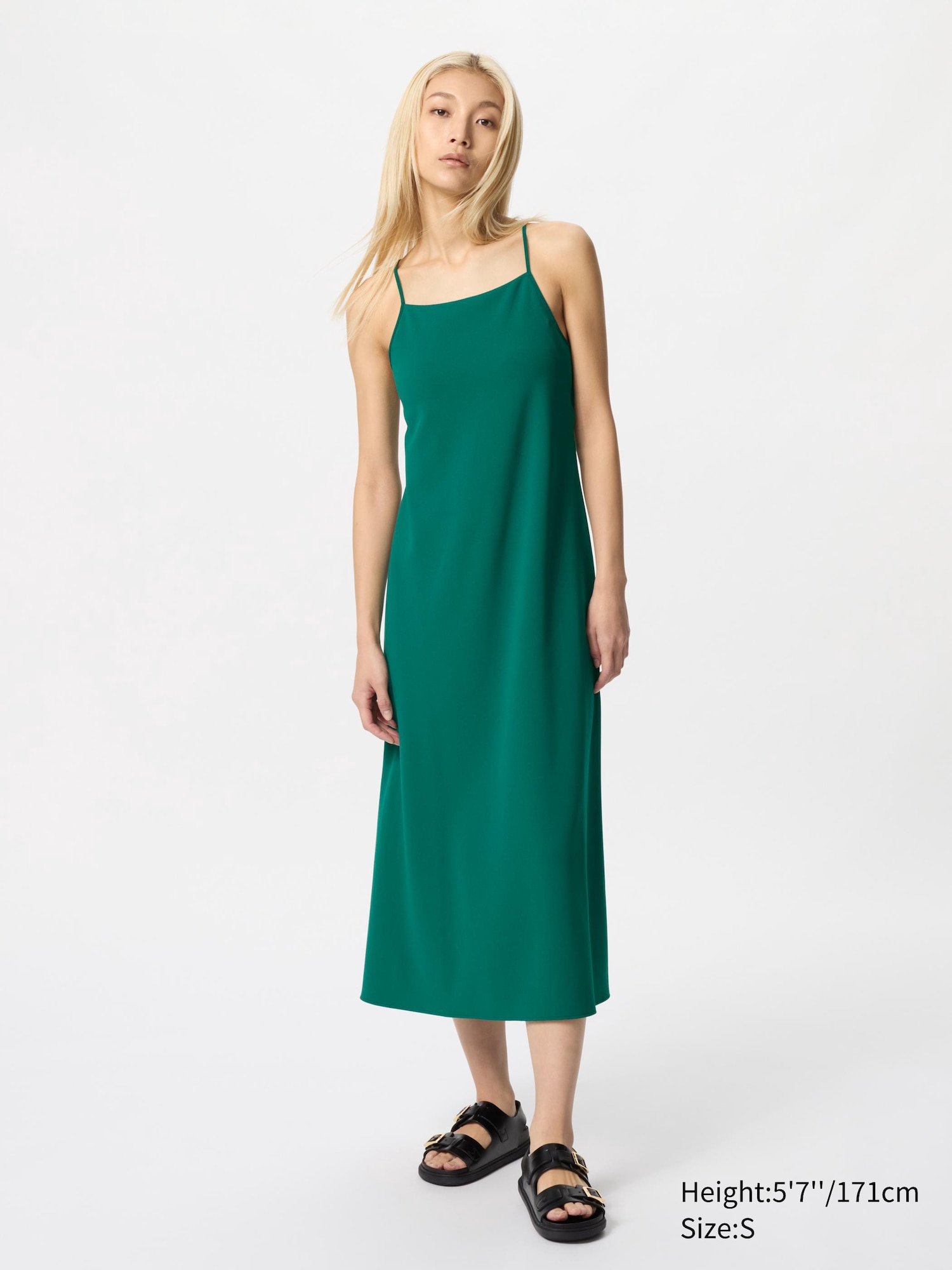 Crepe Jersey Bra Camisole Dress | UNIQLO US