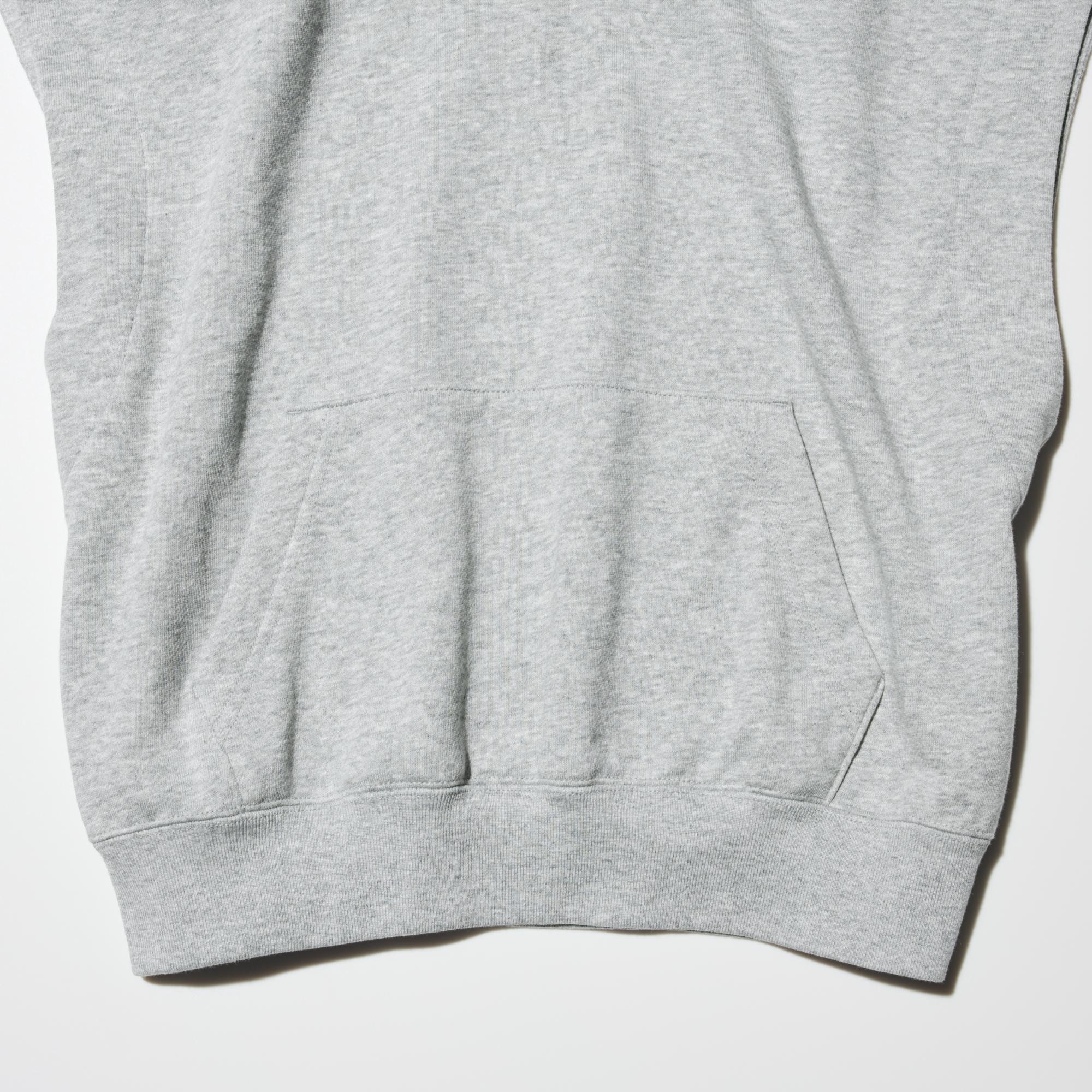 Sweat Sleeveless Hoodie | UNIQLO US