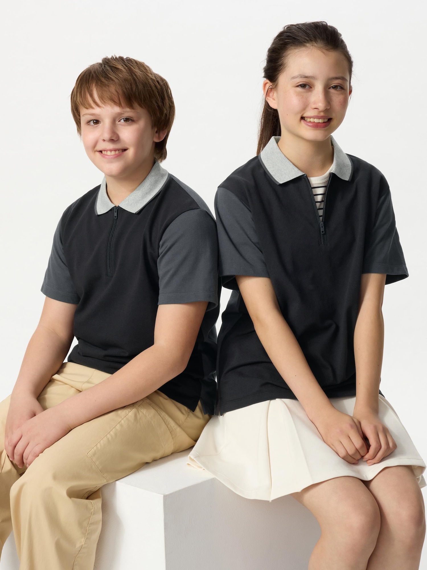 DRY Pique Color Block Polo Shirt | UNIQLO US