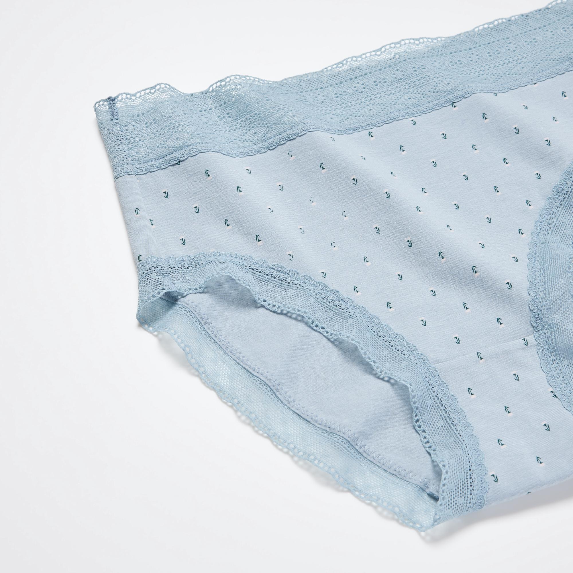 Lace High Rise Briefs | Small Flower | UNIQLO US