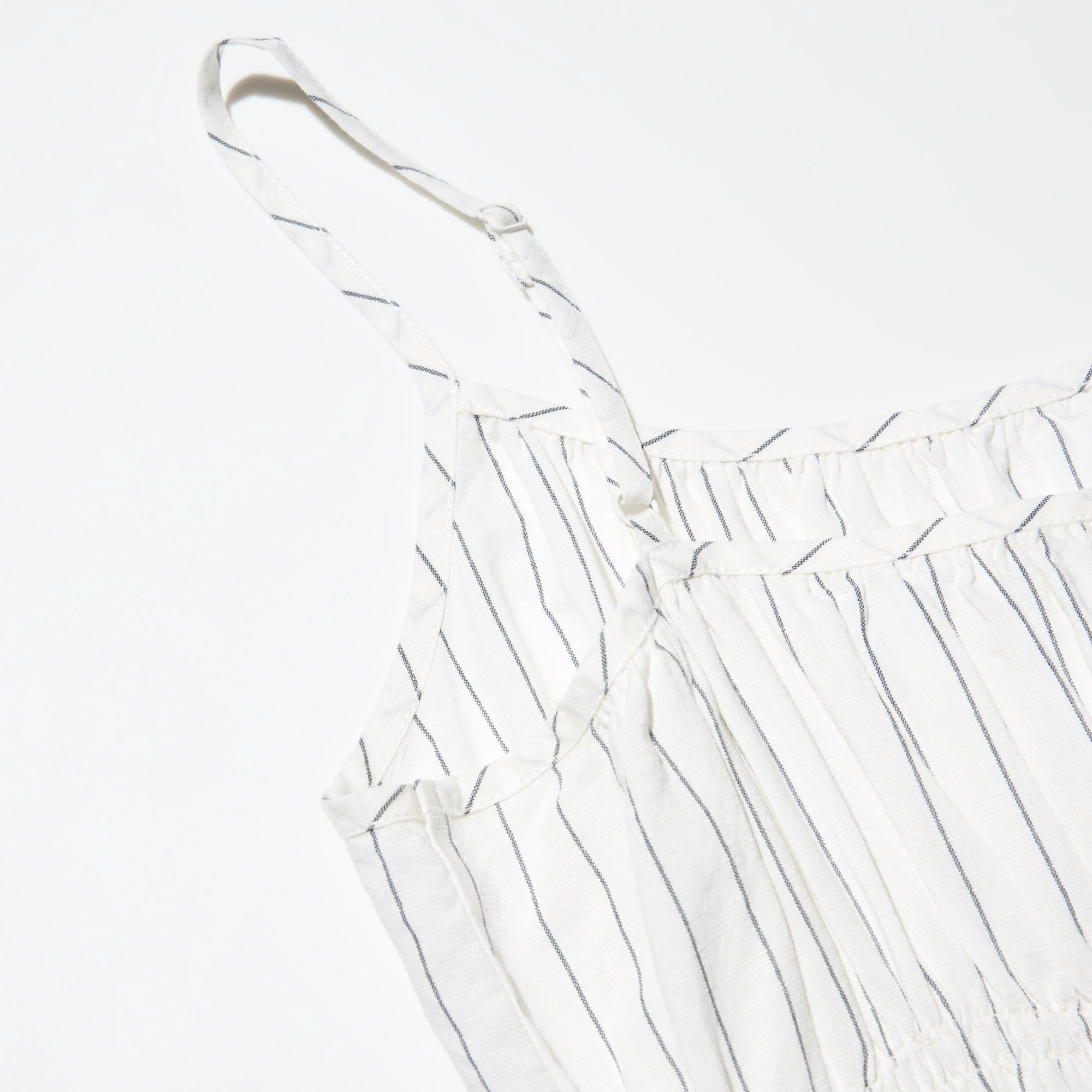 Women's Linen Blend Camisole Dress | Striped | UNIQLO US