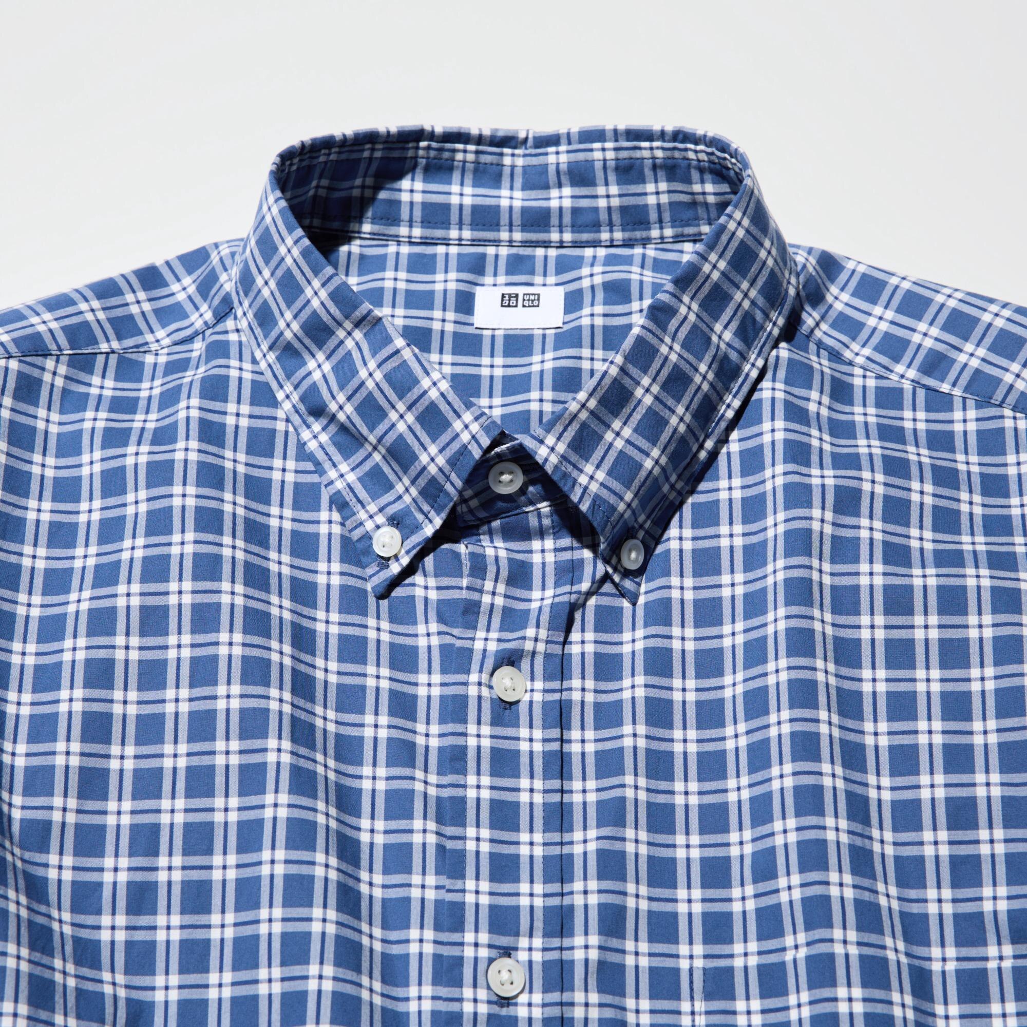 Men's Broadcloth Shirt | Checked | UNIQLO US