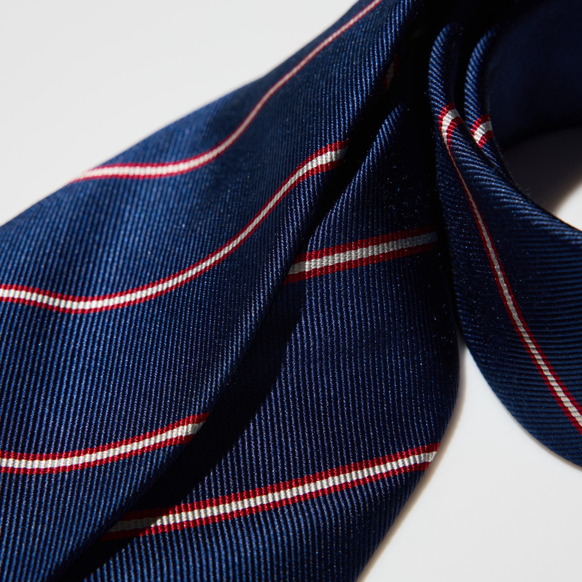 Striped Silk Tie | UNIQLO US