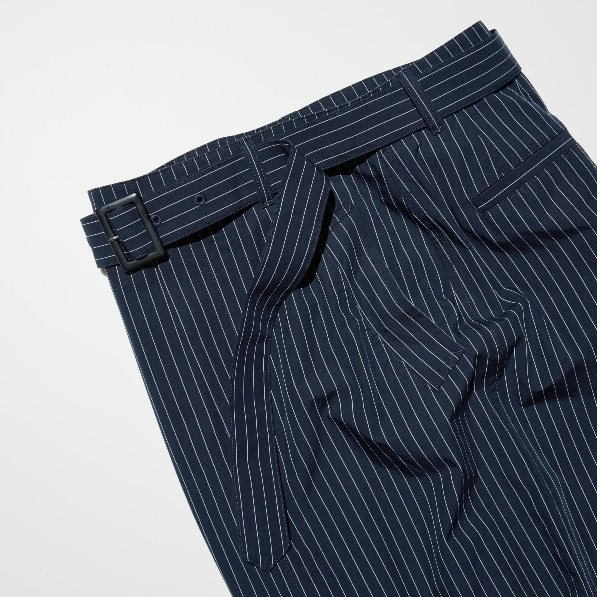 Belted Narrow Skirt | Striped | UNIQLO US