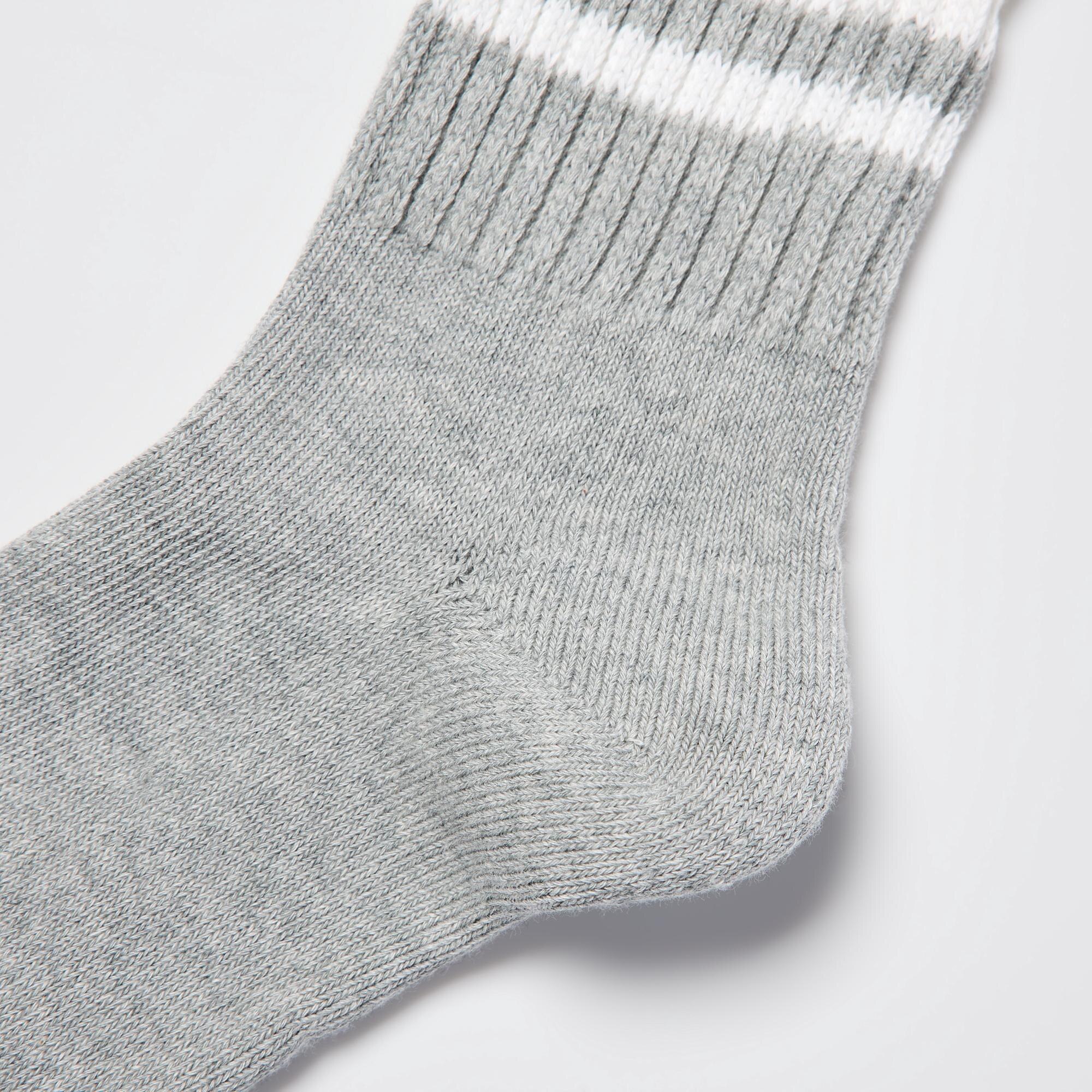Striped Pile Half Socks | UNIQLO US