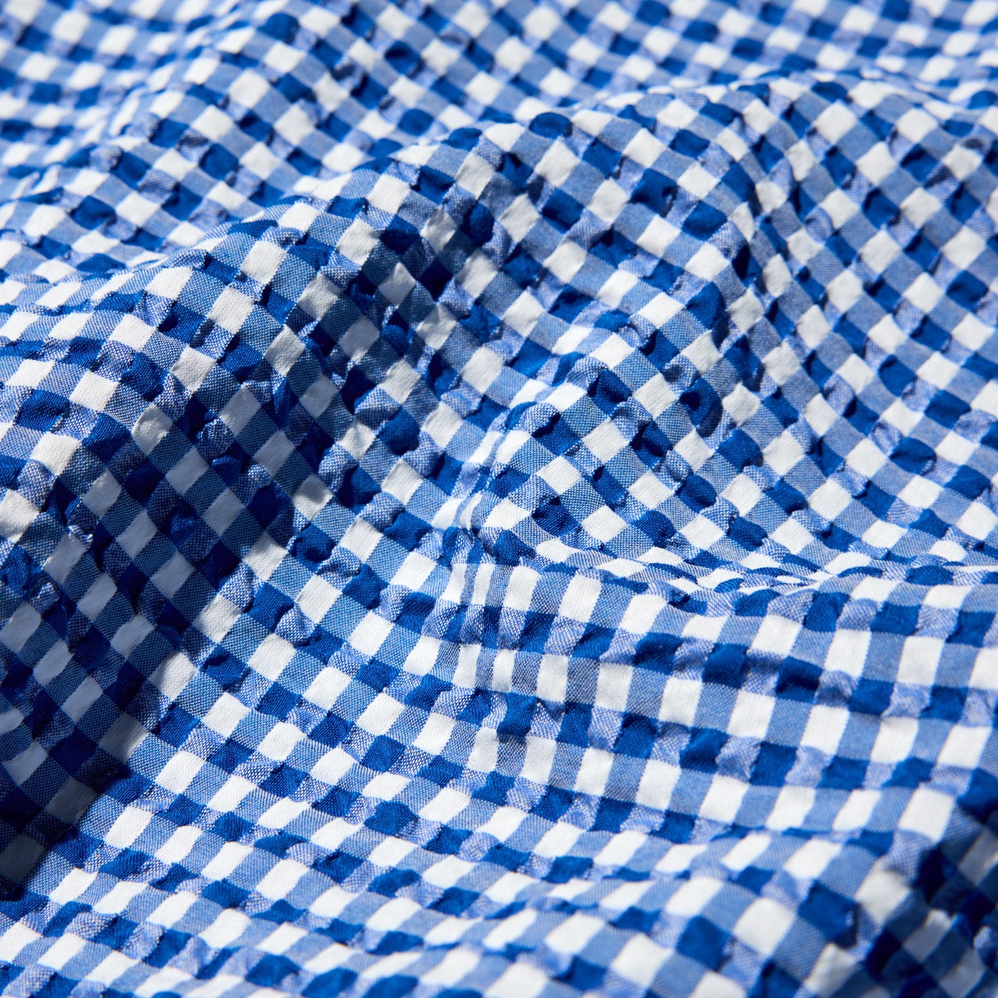 Seersucker Volume Blouse | Gingham | UNIQLO US Seersucker Volume Blouse | Gingham | UNIQLO US
