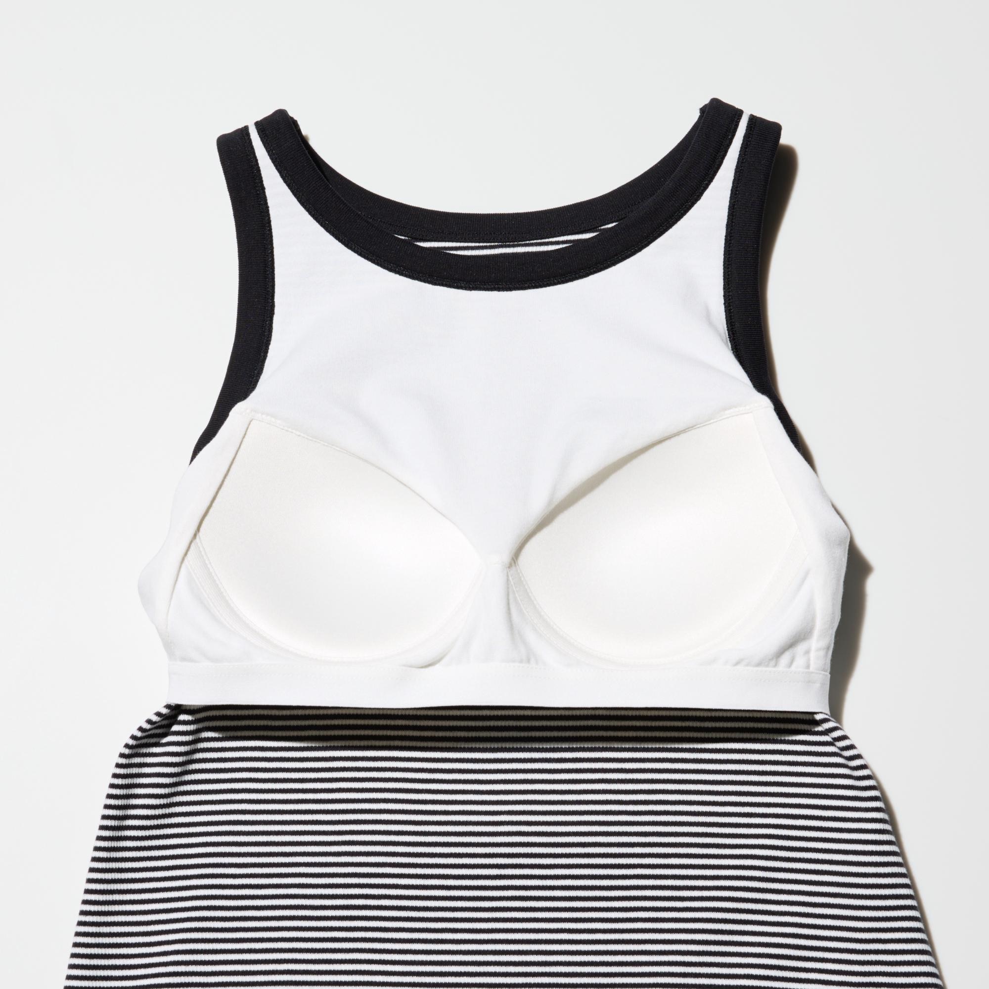 Ribbed Bra Dress | Striped | UNIQLO US