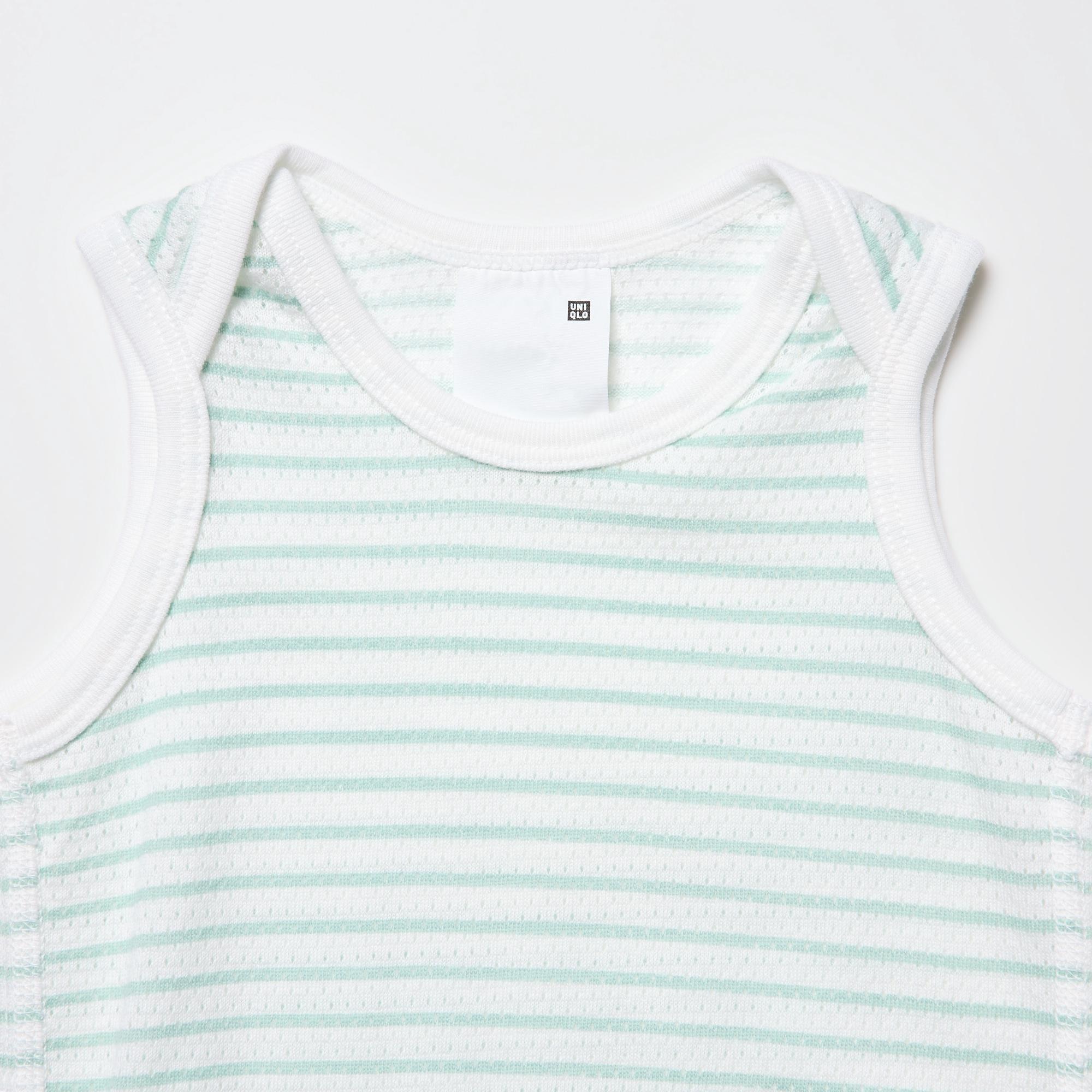 Baby Cotton Mesh Inner Bodysuit | Striped | UNIQLO US