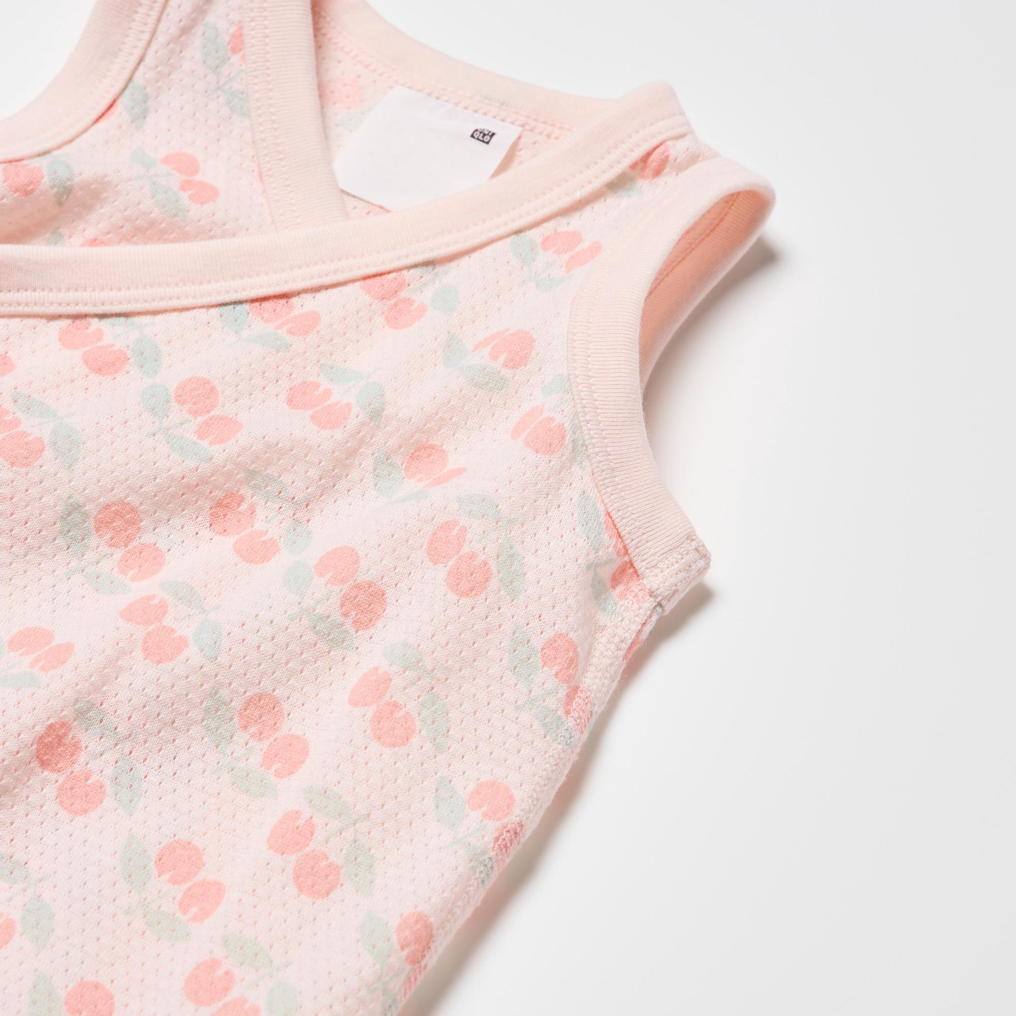 Baby Cotton Mesh Inner Bodysuit | Printed | Open Front | UNIQLO US